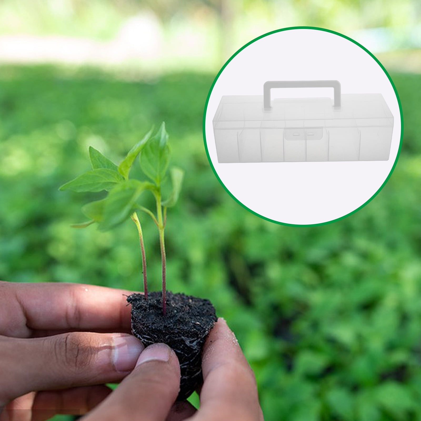 OUNONA Plastic Seed Organizer Box Seed Packet Storage Box Container ...