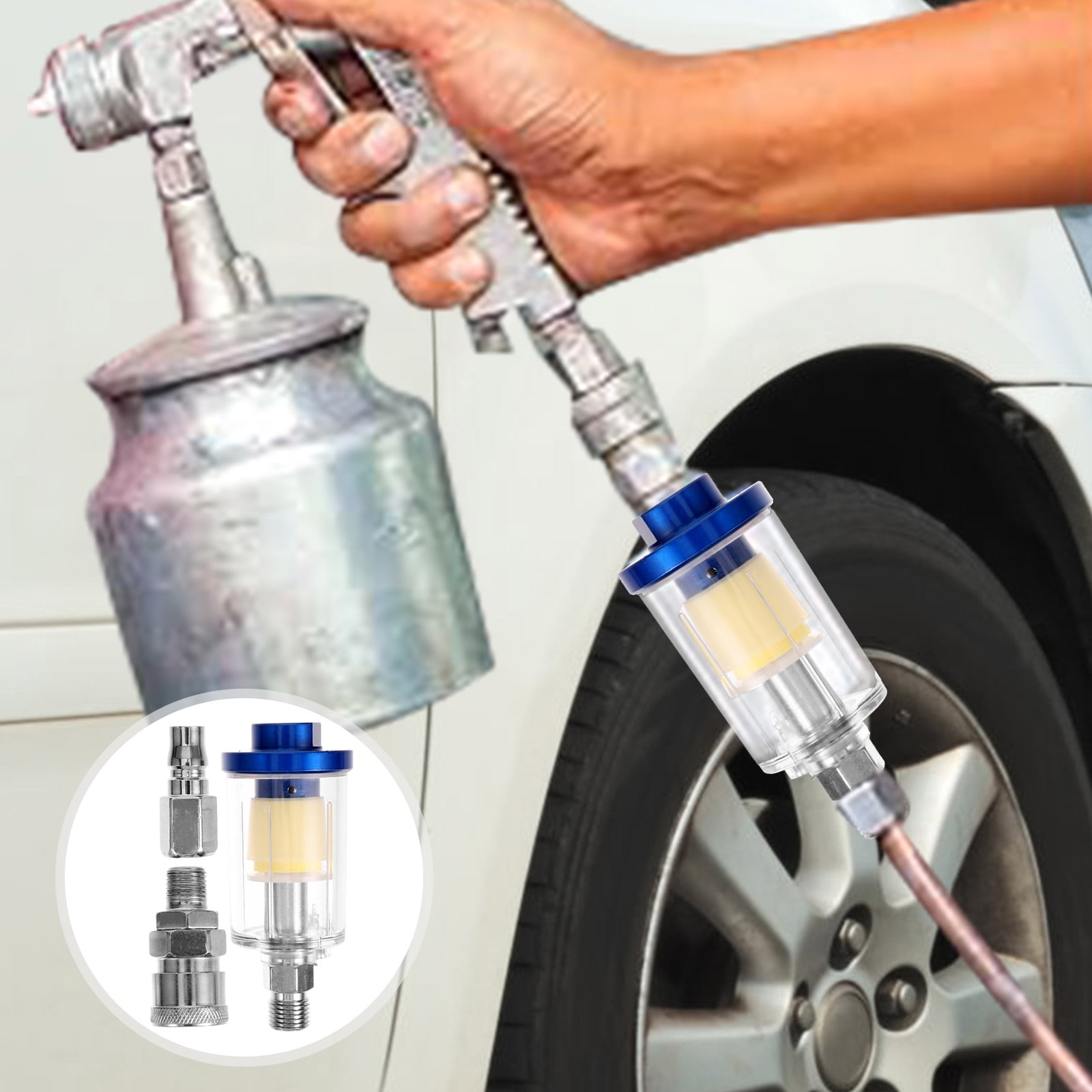 OUNONA Plastic Separator for Water Oil Spray Paint Filters Strainers ...