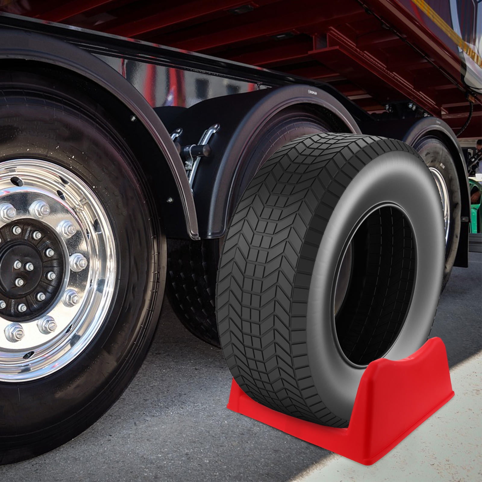 OUNONA Plastic Tire Storage Rack Stand For Car Wheels Tire Wheel Stand ...