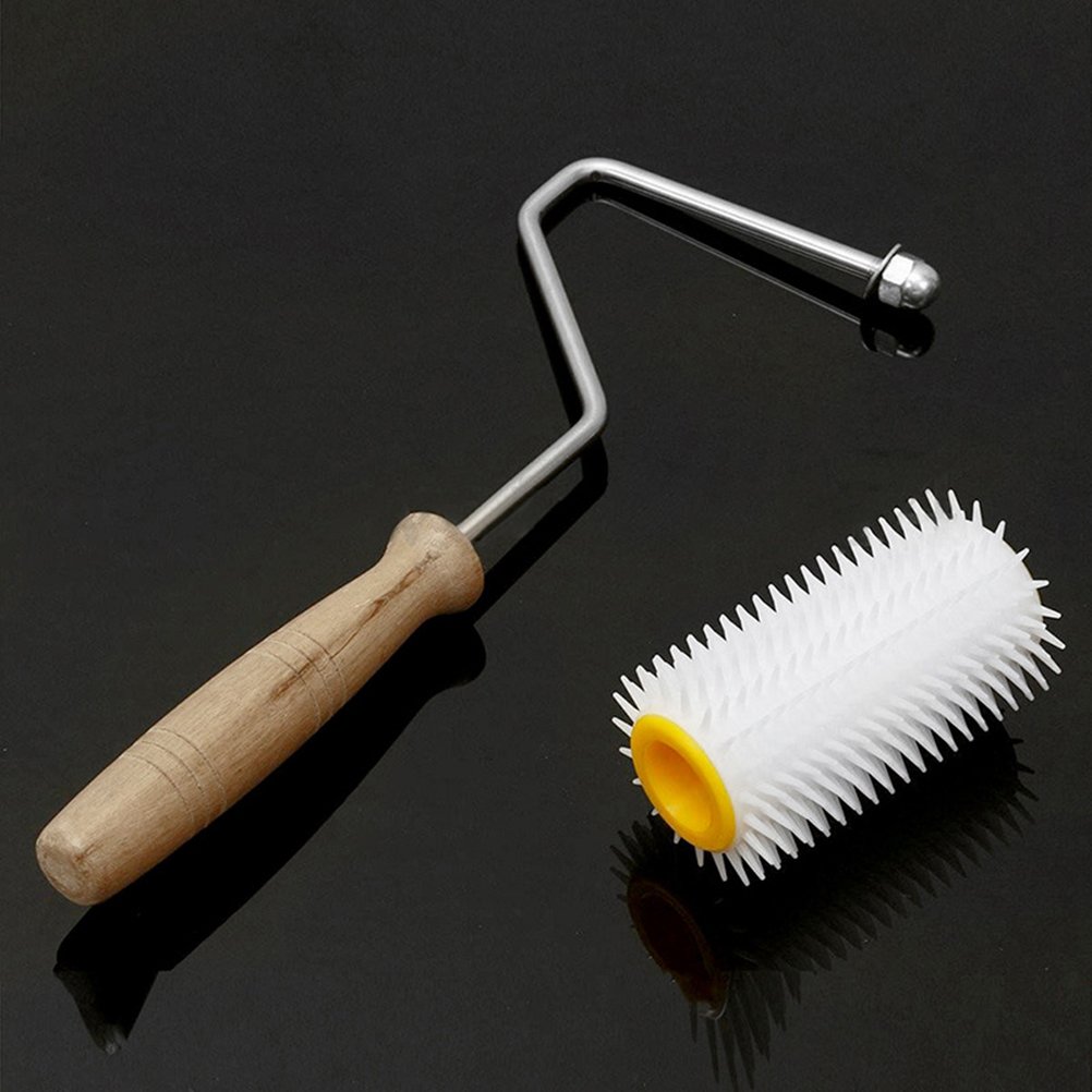 OUNONA Plastic Uncapping Needle Roller Propolis Collector With Wooden ...