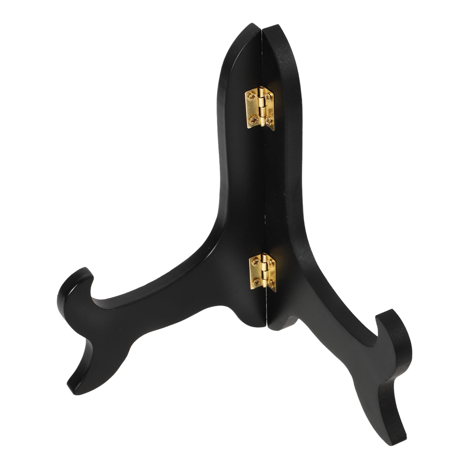 OUNONA Plate Holder Tabletop Picture Frames Book Shelf Display Black ...