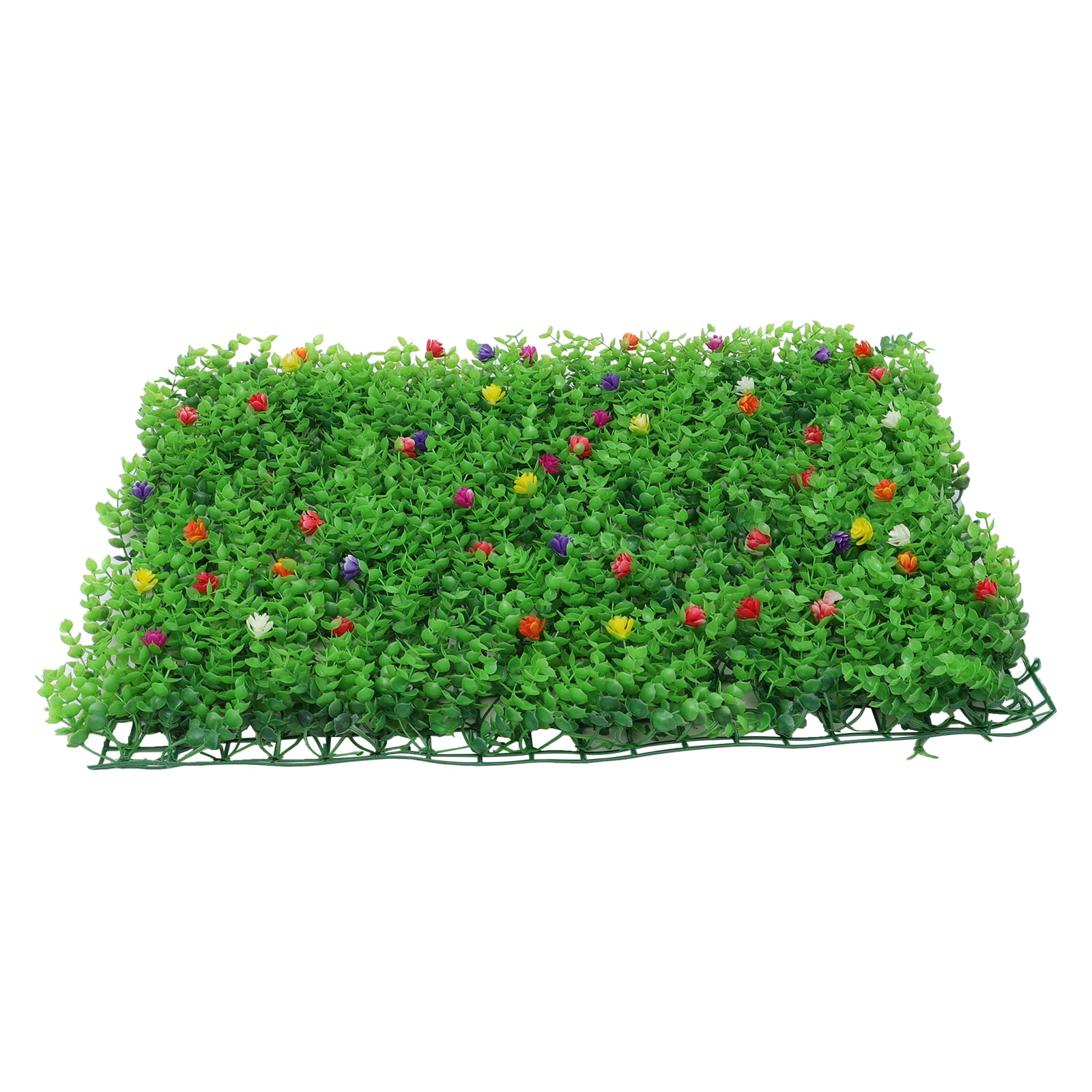 OUNONA Plate Sockets Artificial Plant Lawn Fence Decorations Outdoor ...