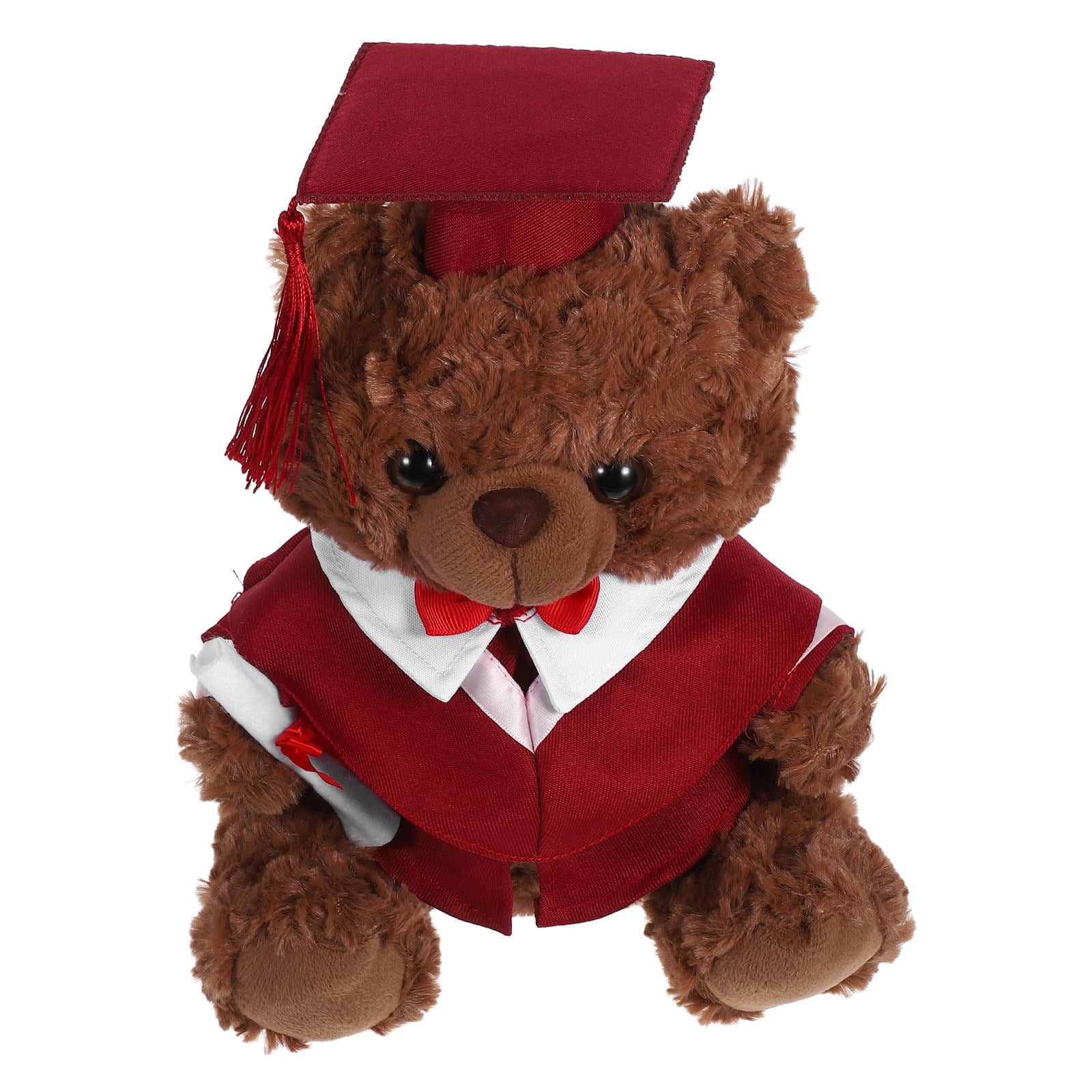 OUNONA Plush Graduation Bear Doll Toy Adorable Doctor Bear Plush ...