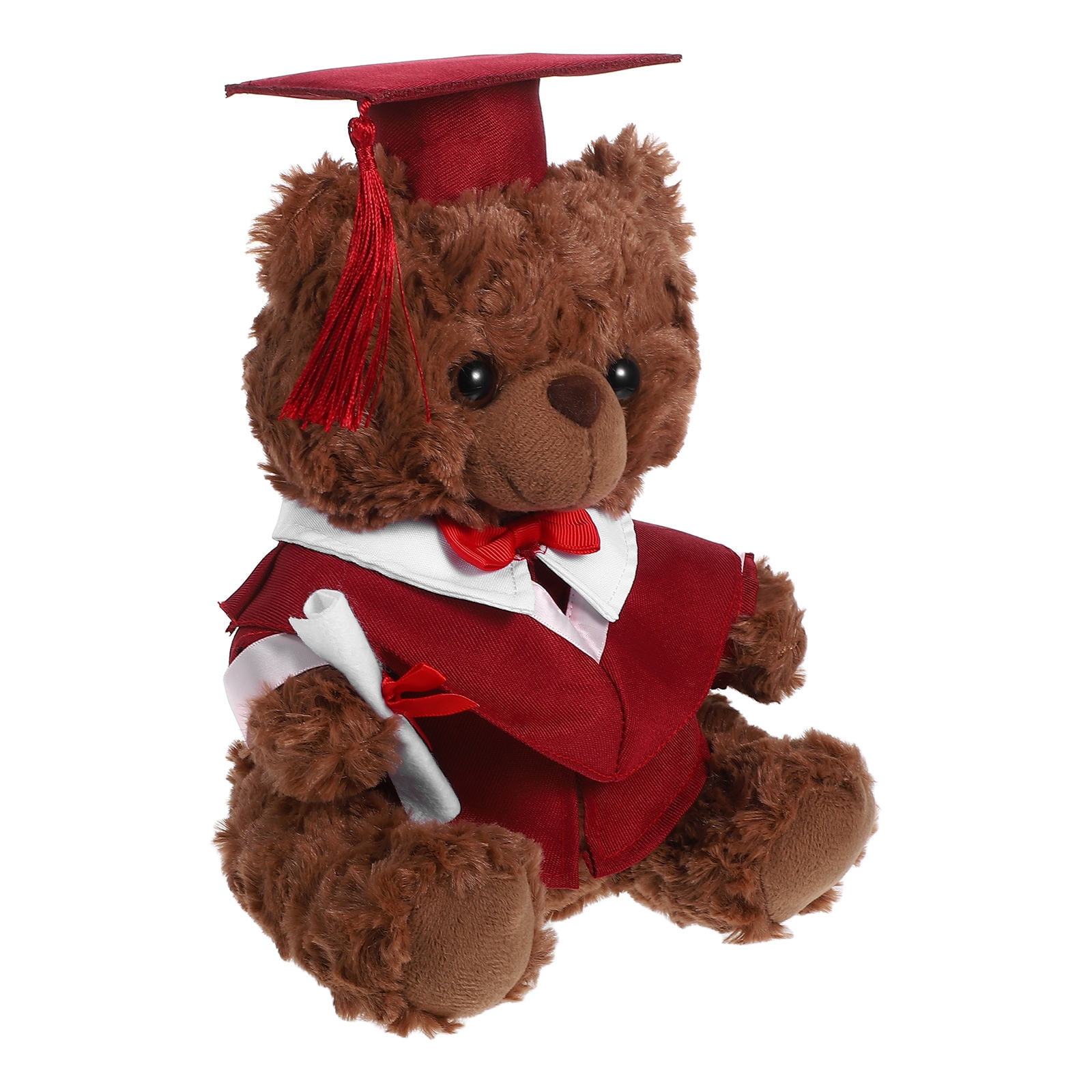 OUNONA Plush Graduation Bear Toy Adorable Doctor Bear 2025 Graduation ...