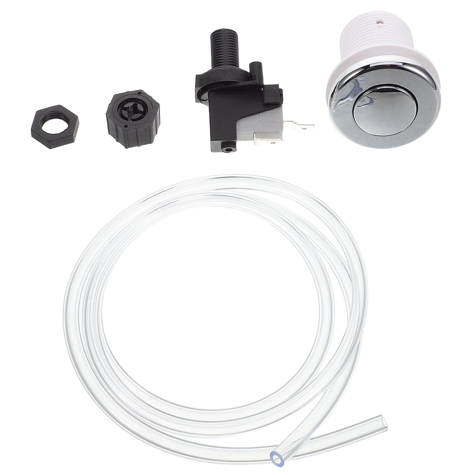 OUNONA Pneumatic On Off Push Button Switch16A for Garbage Disposal Bath ...