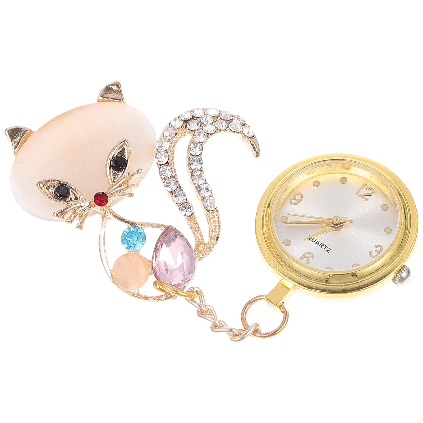 OUNONA Pocket Watch Smartwatch Animal Fob Watches for Nurses Gift Child ...