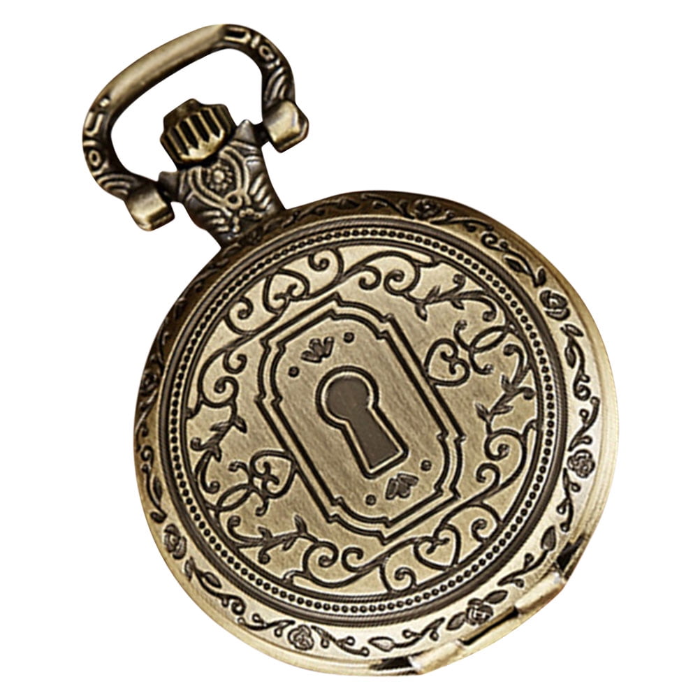 OUNONA Pocket Watch Women Men Vintage Pocket Watch Decorative Pocket ...