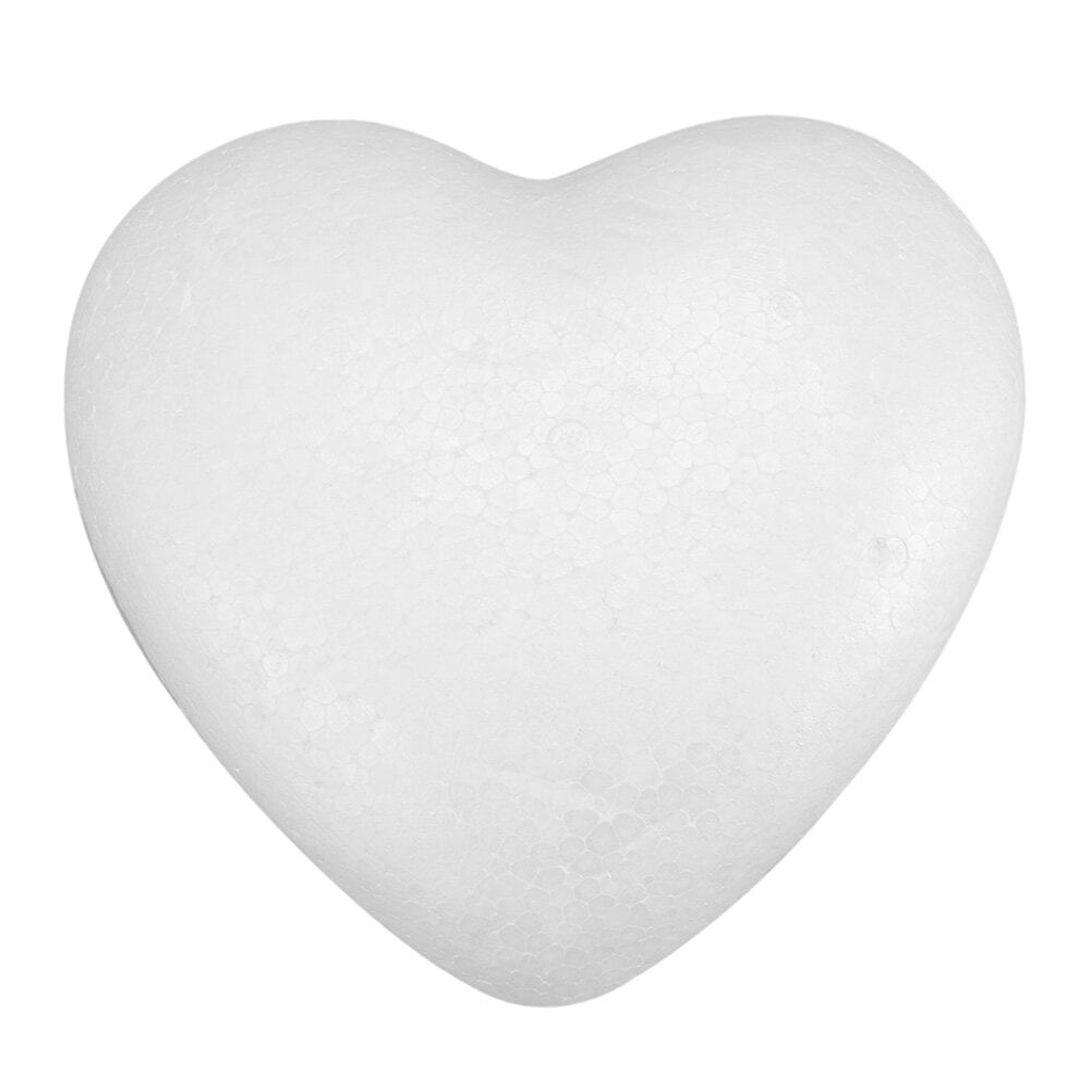 CATIEBYE White Foam Heart Model for DIY Crafts, Lightweight and Durable ...