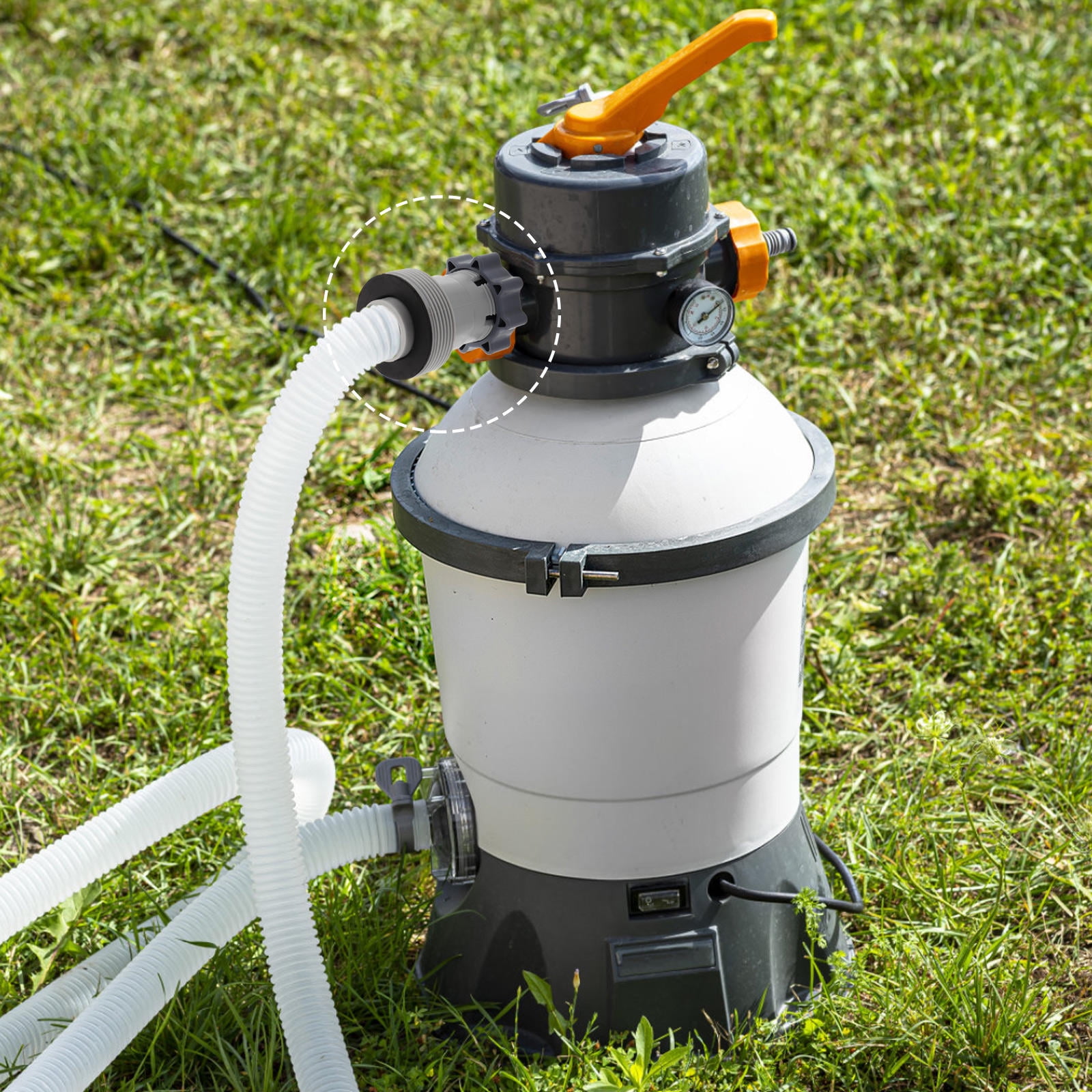 OUNONA Pool Pump Hose Adapter Connection Above Ground Pool Parts Ideal ...