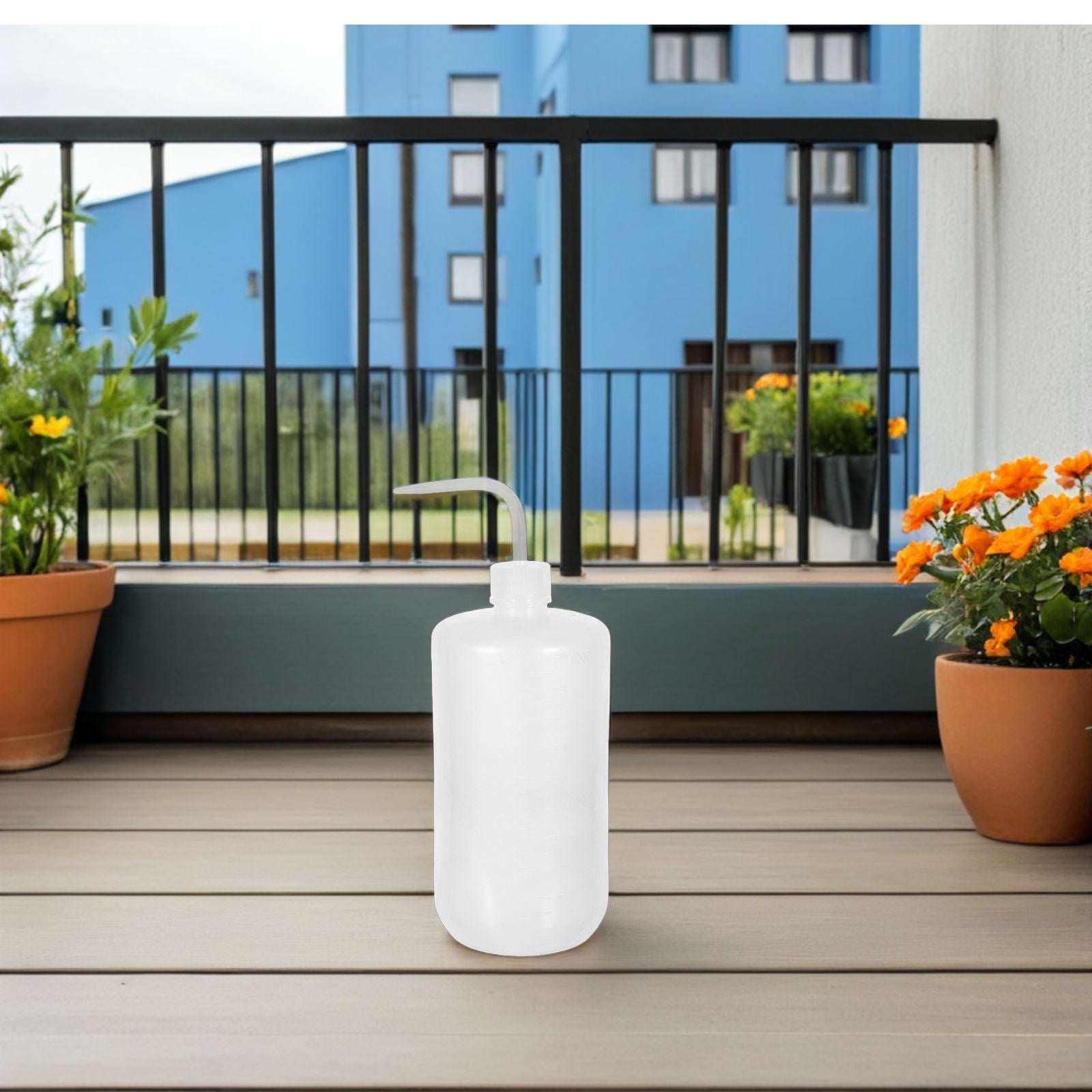 OUNONA Portable Plastic Garden Watering Can with Squeeze Bottle for ...