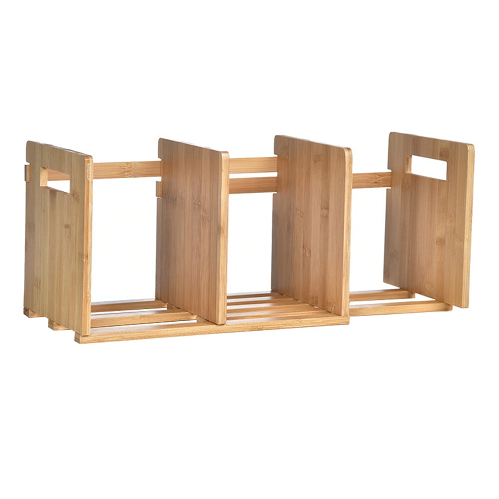 OUNONA Portable Small Desktop Storage Telescopic Rack Neat Bookend ...