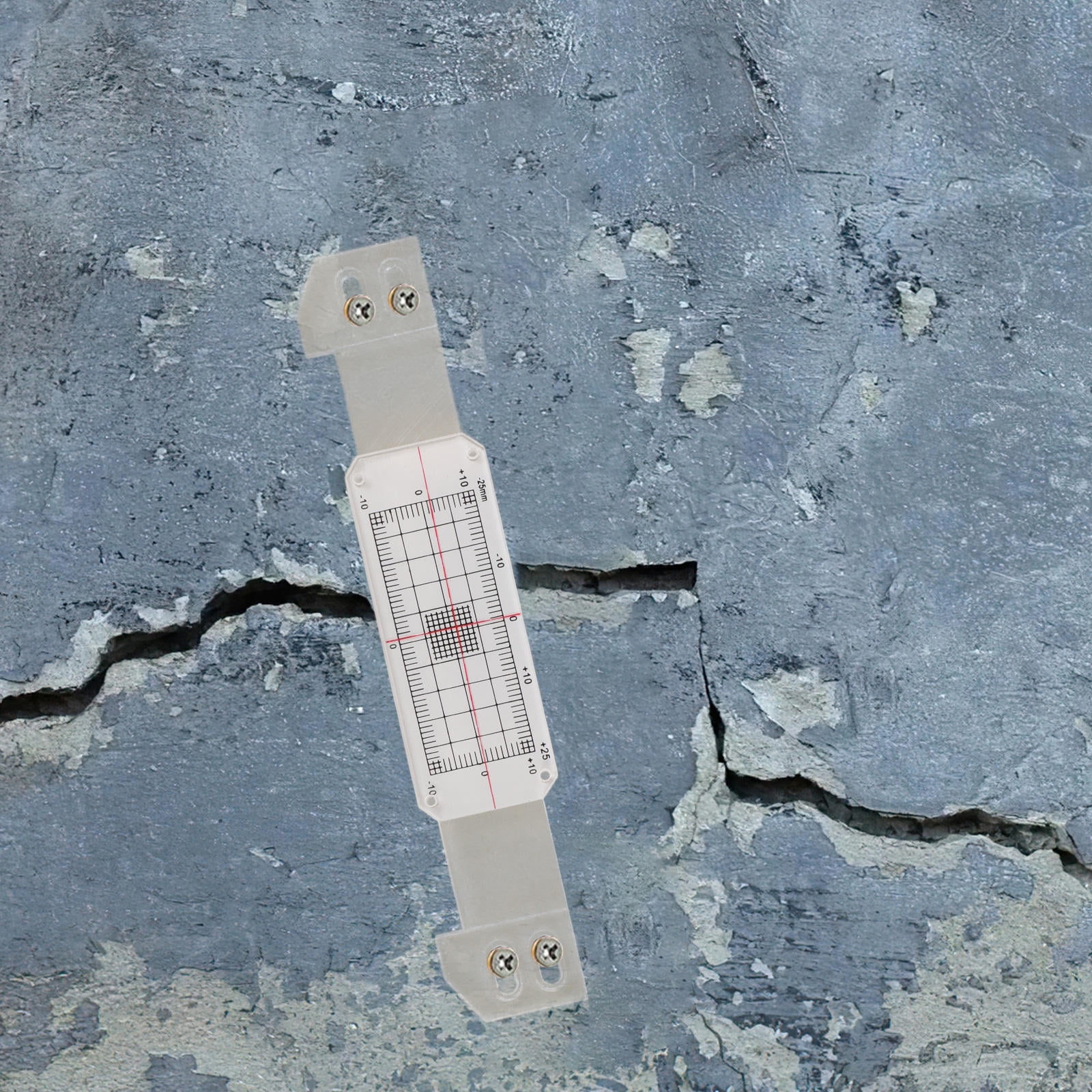 OUNONA Portable Yellow Acrylic Crack Measuring Ruler for High Precision ...