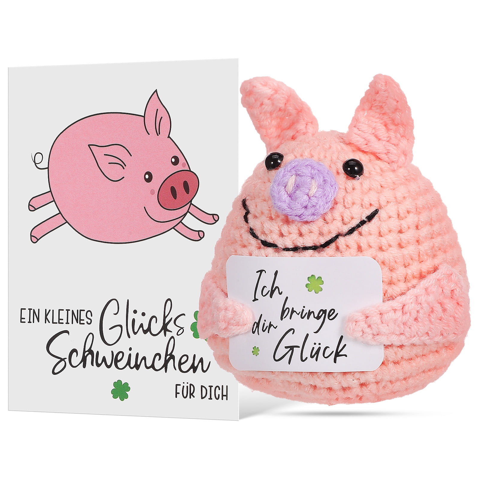 OUNONA Positive Crochet Pig Crochet Animal Positive Pig Positive ...