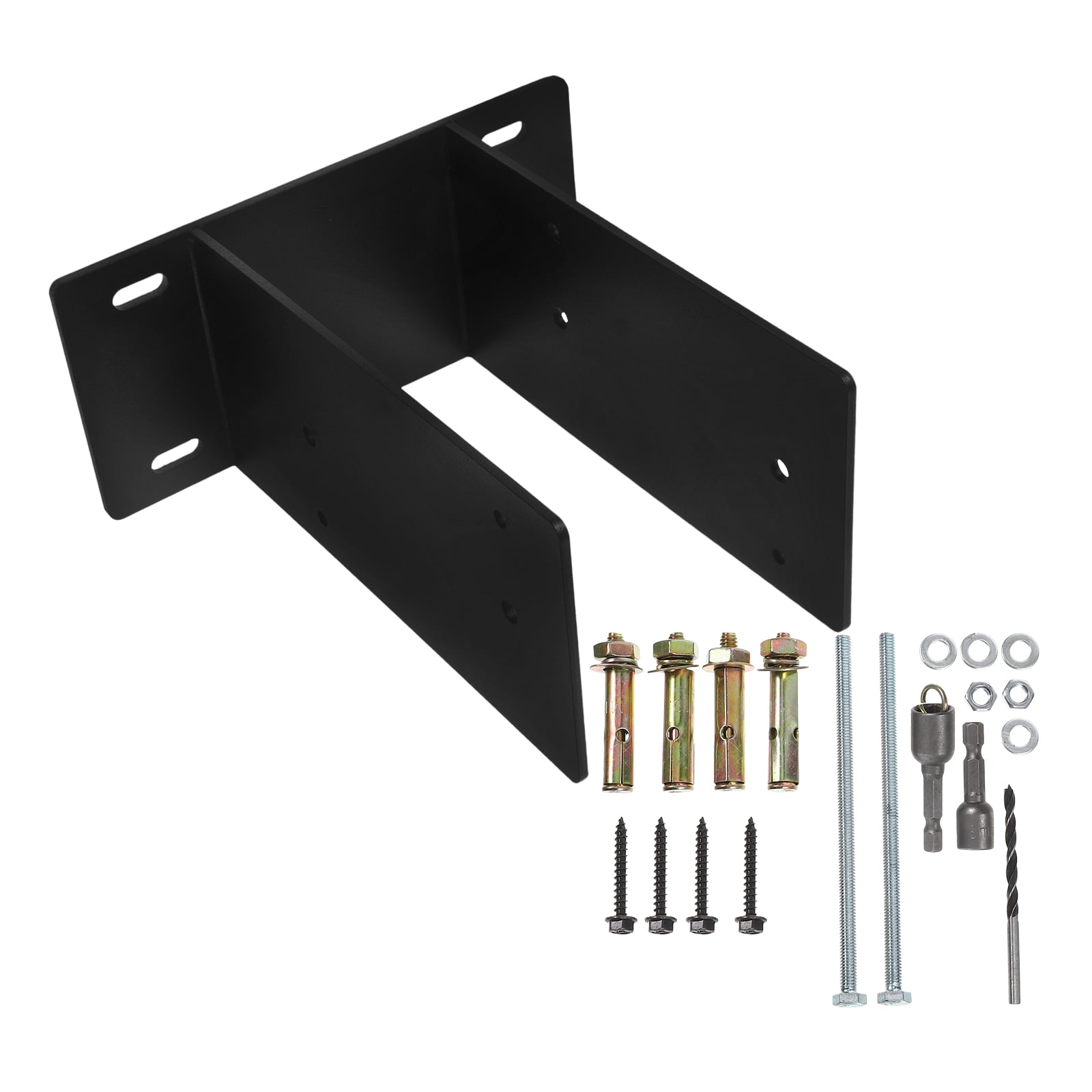 OUNONA Post Base For Wooden Fence Pergola Iron Concrete Support Anchor ...