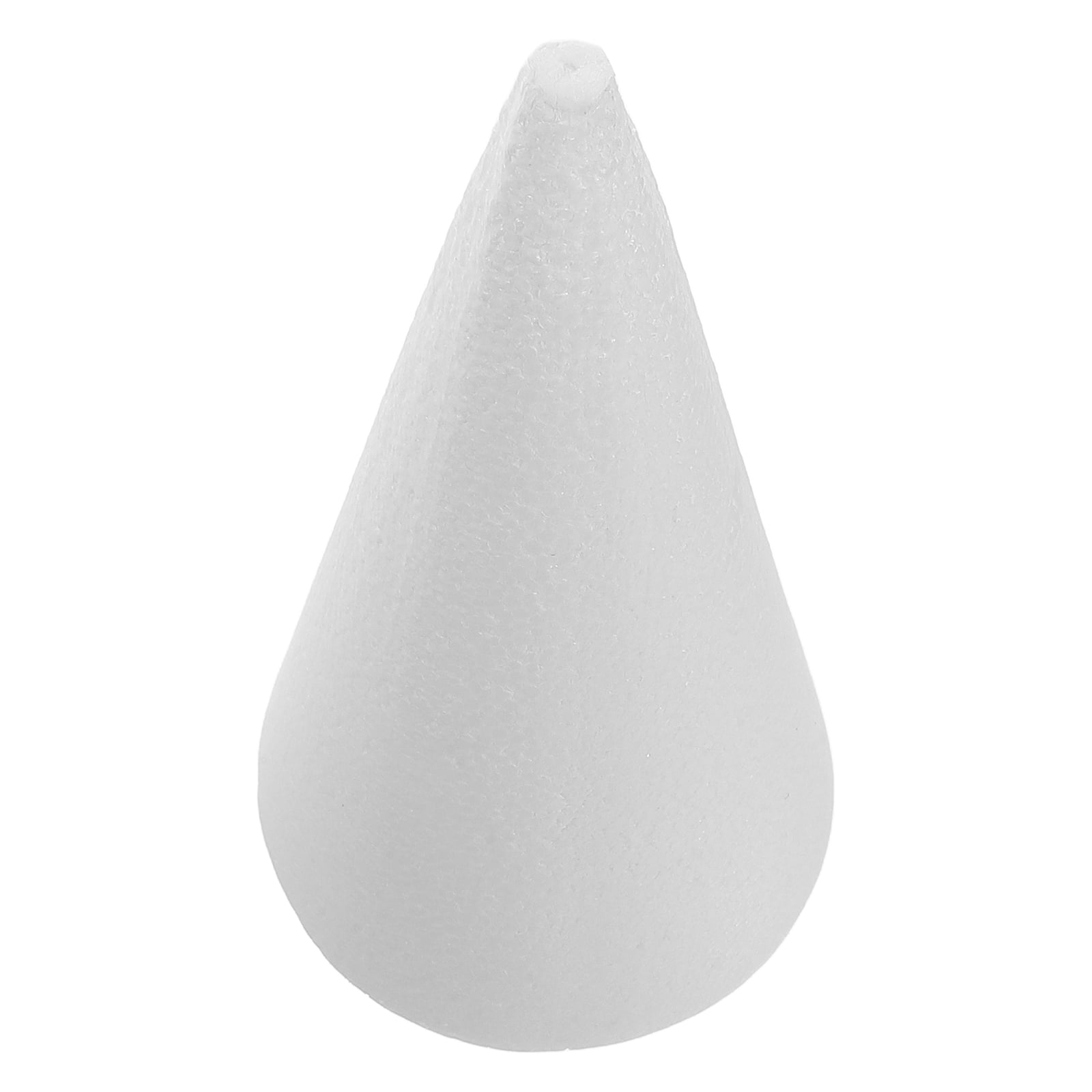 OUNONA White Foam Cone for Cake Decorating Supplies and DIY Projects ...