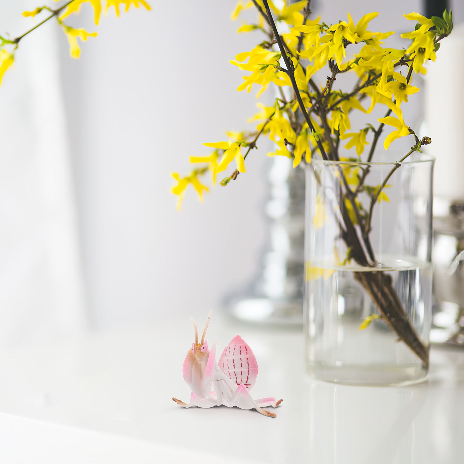 OUNONA Praying Mantis Toy Plastic Insect Bug Figures Realistic Mantis ...