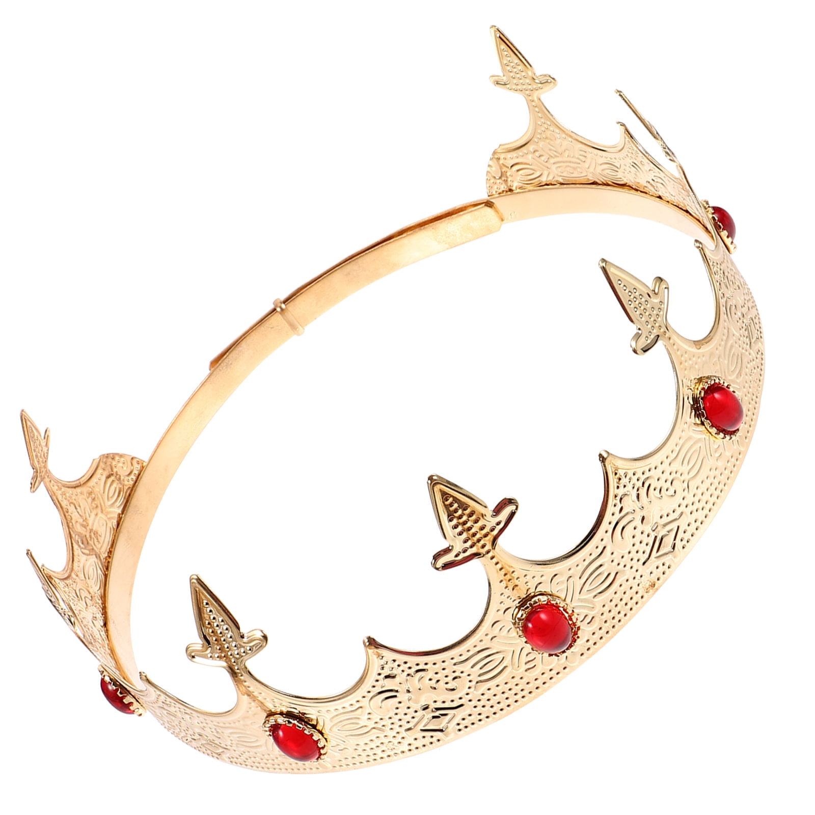 OUNONA FRCOLOR Prince Crown Cosplay Party 1 Set Metal Decorative Crown ...