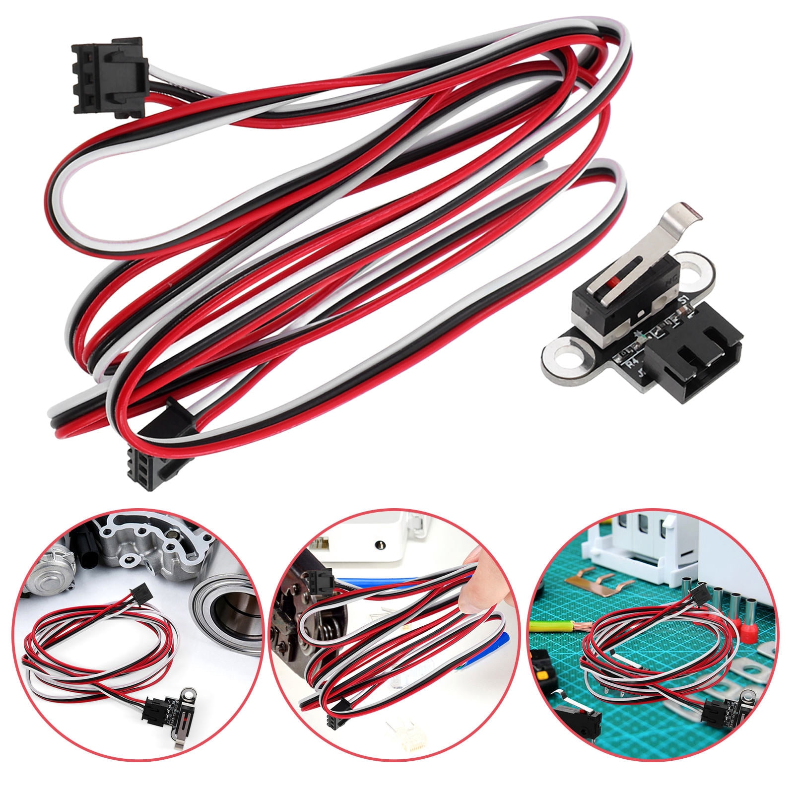 OUNONA Printer End Stop Limit Switch 3D Printer Switch with Cable ...