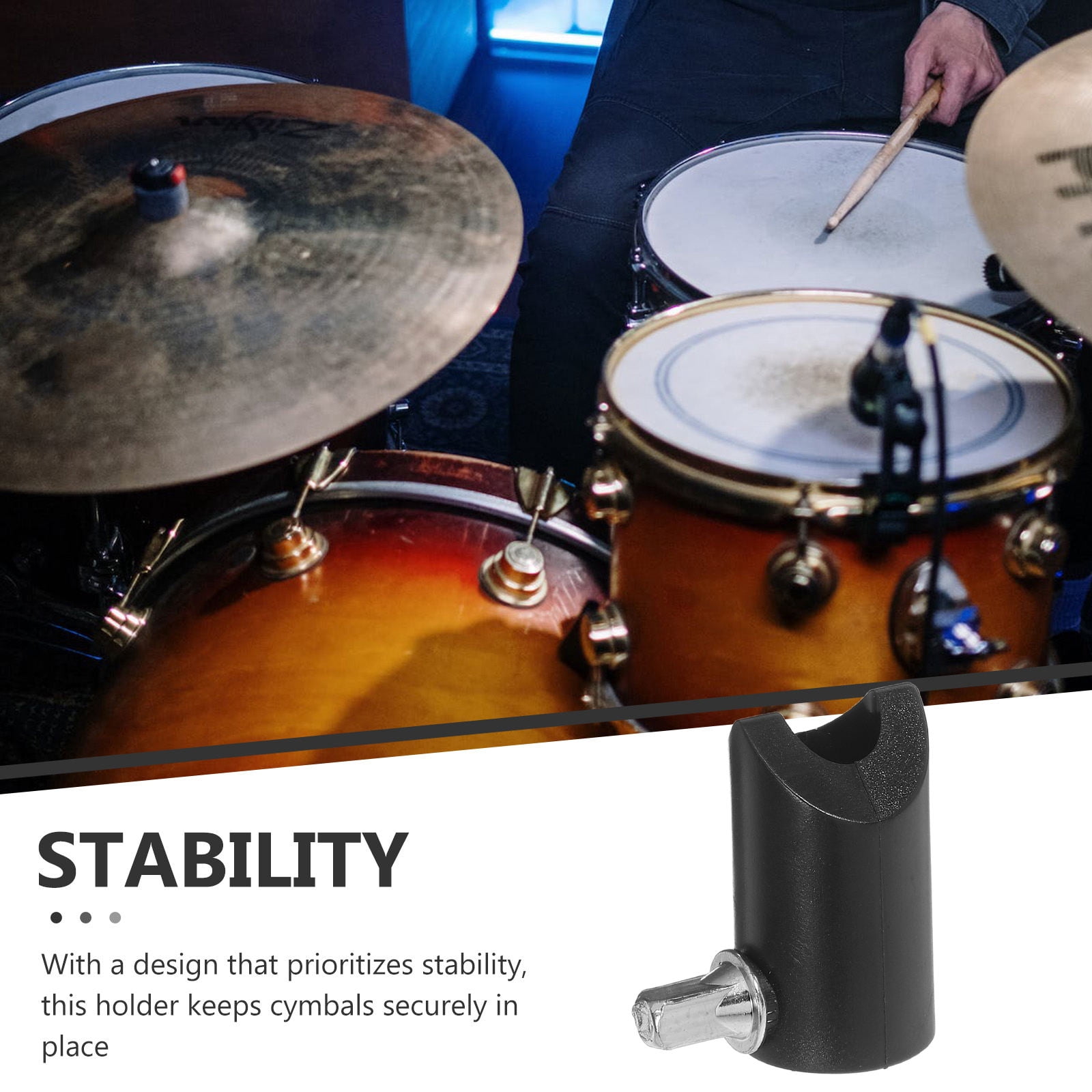 OUNONA Cymbal Arm Positioner, Durable Black Plastic and Metal ...