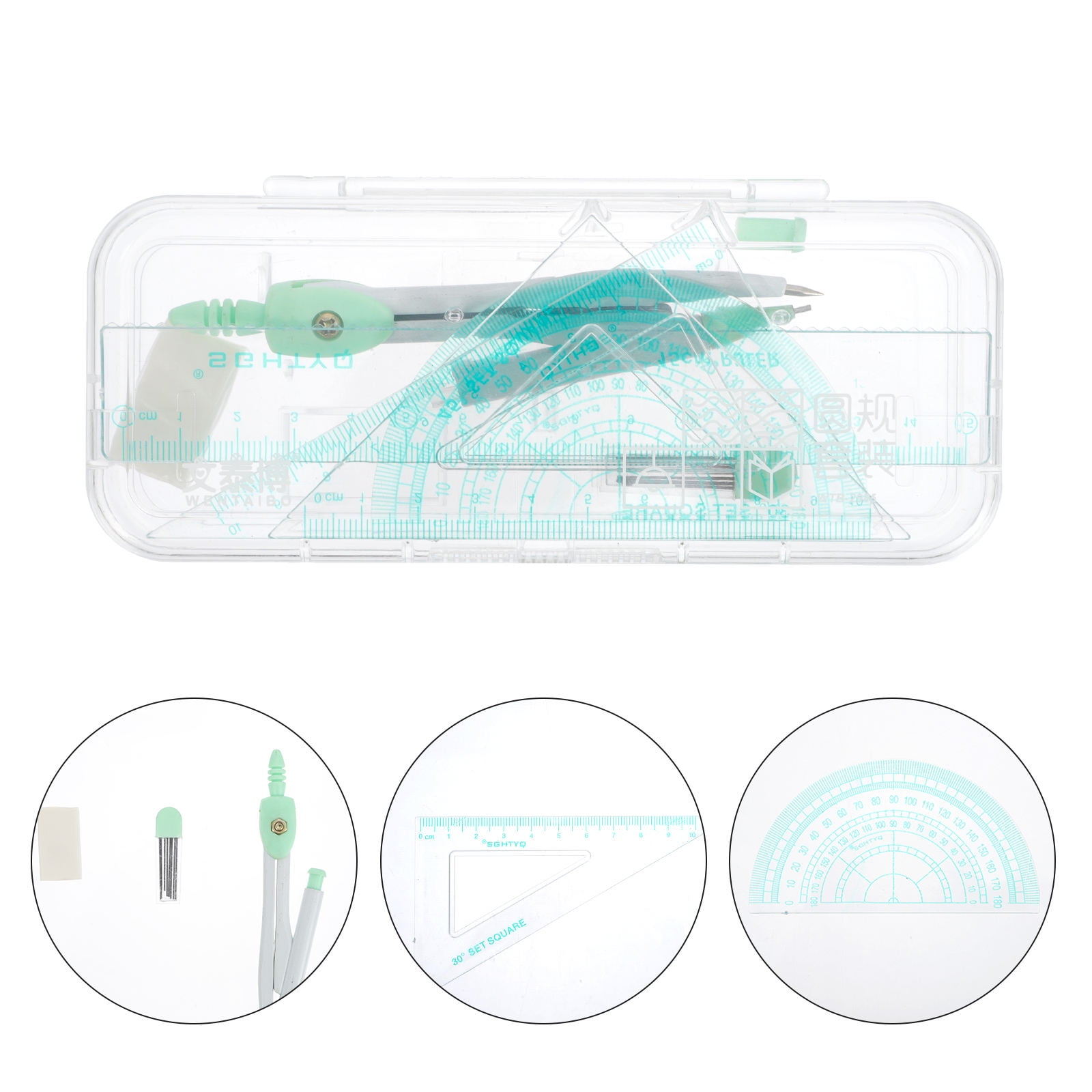 DRAFIDEEP Engineering Drawing Ruler Compass 1Set For Students And ...