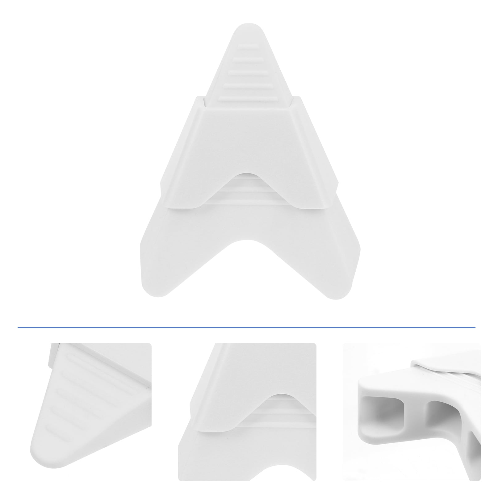 OUNONA Protective Door Bumper for Home White One-piece Design Suitable ...