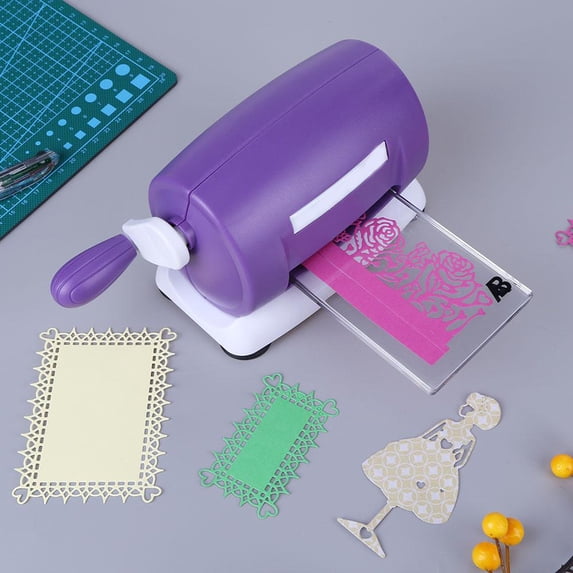 OUNONA Purple Craft Punch for DIY Paper Crafts with ABS and Metal ...
