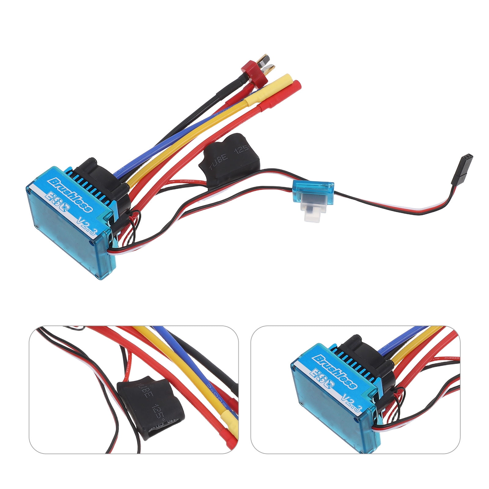 OUNONA RC Car Brushless ESC 120A Electric Controller for Model Ship ...