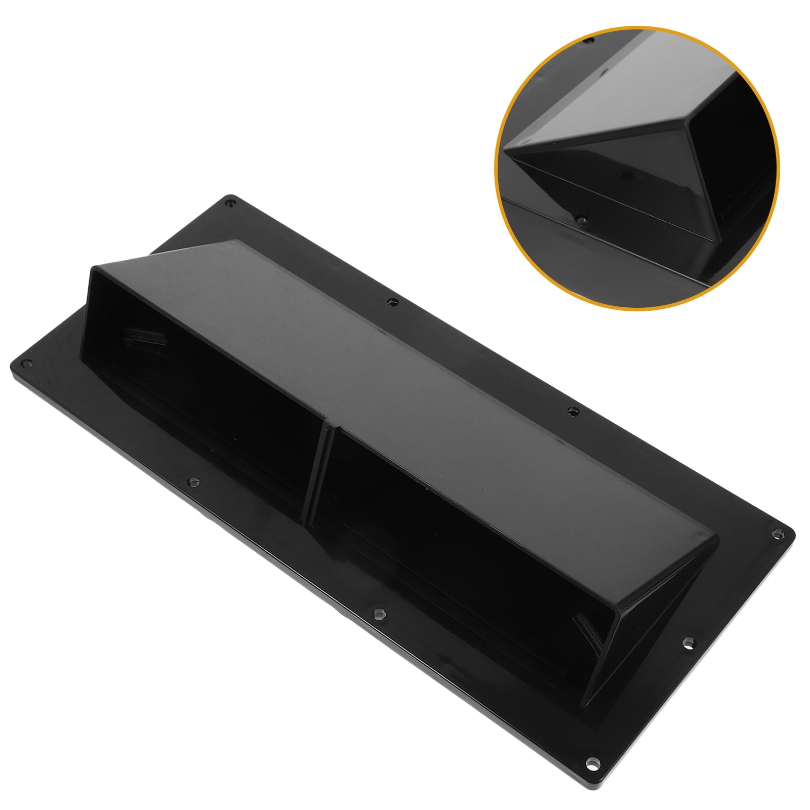 WEAVILUX Cargo Trailer Vents RV Vent Black ABS 1Set Sleek Appearance ...