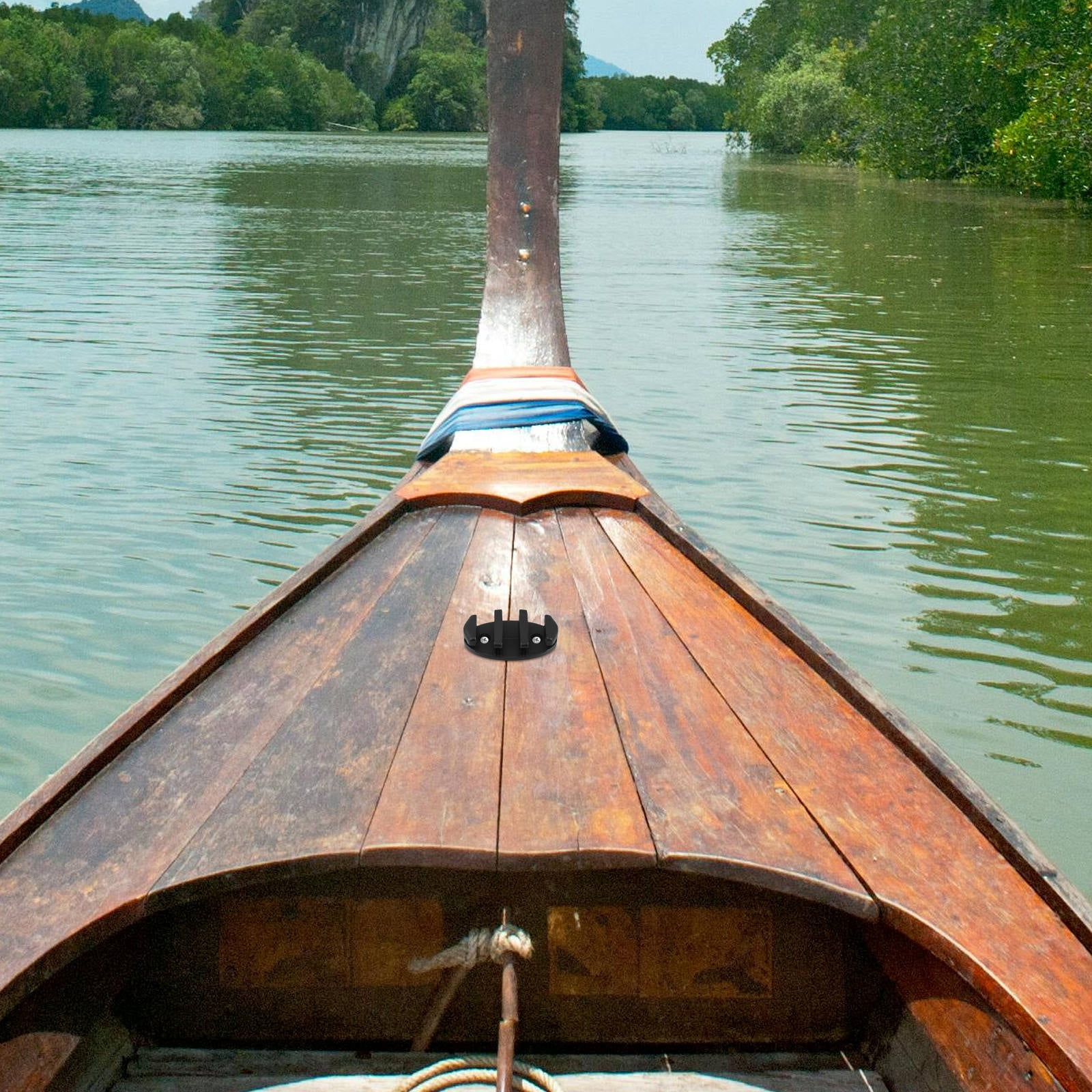 OUNONA Raindrops Kayak Anchor Cleat Black Nylon Kayak Cleats for Canoes ...