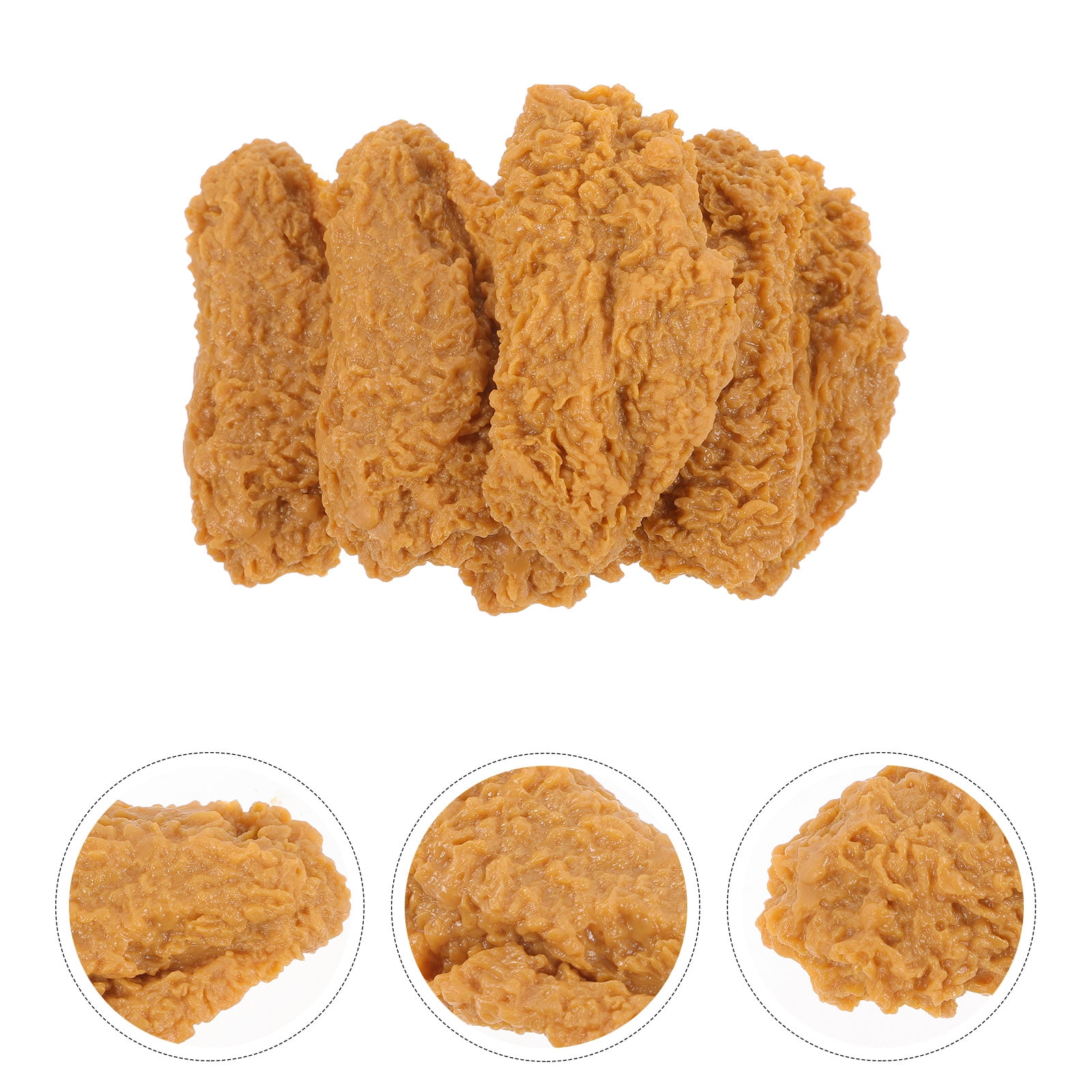 OUNONA Realistic Photo Prop with Lifelike Fake Chicken Wing Made of ...