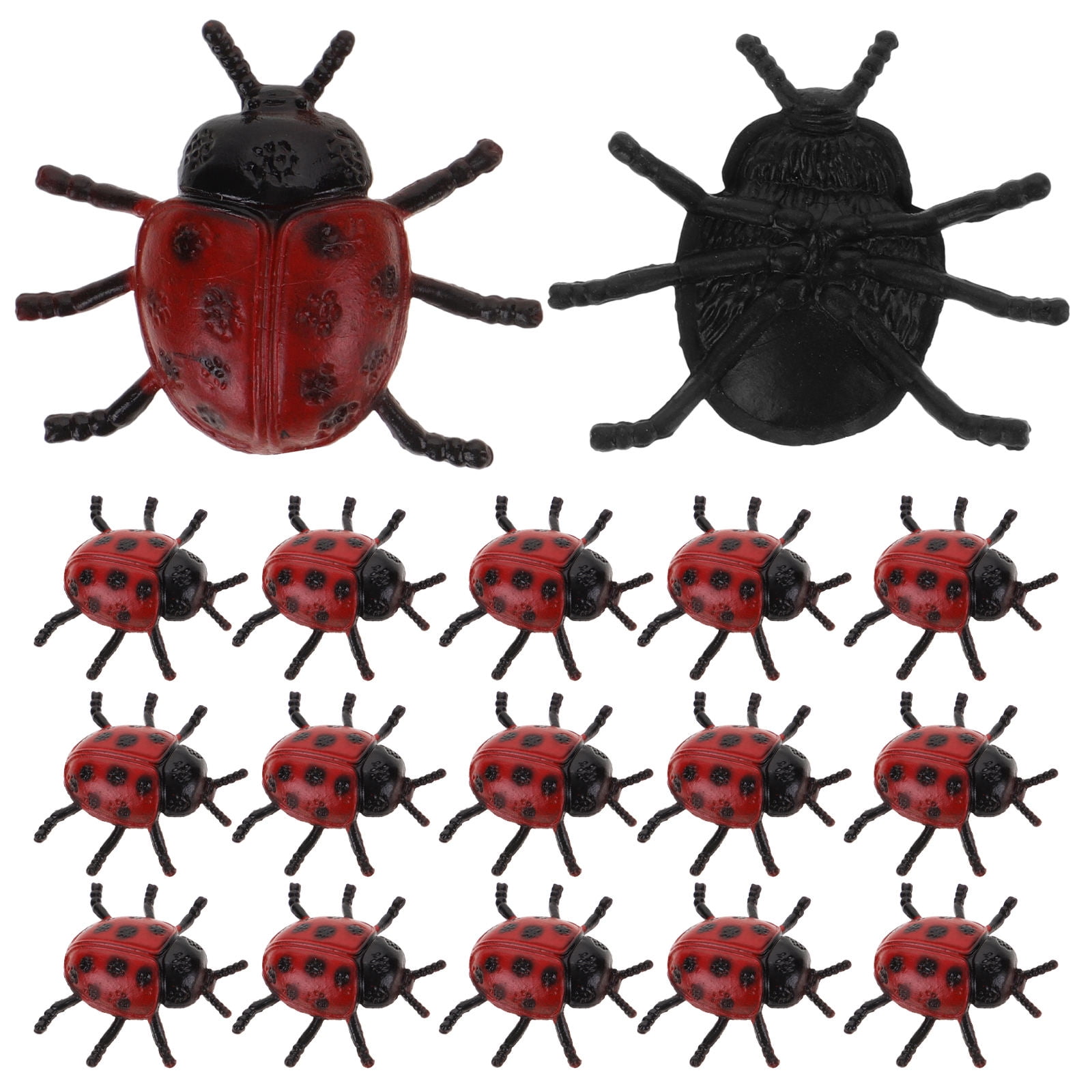 OUNONA Realistic Simulation Ladybug Toys for Playing Use with Fine ...