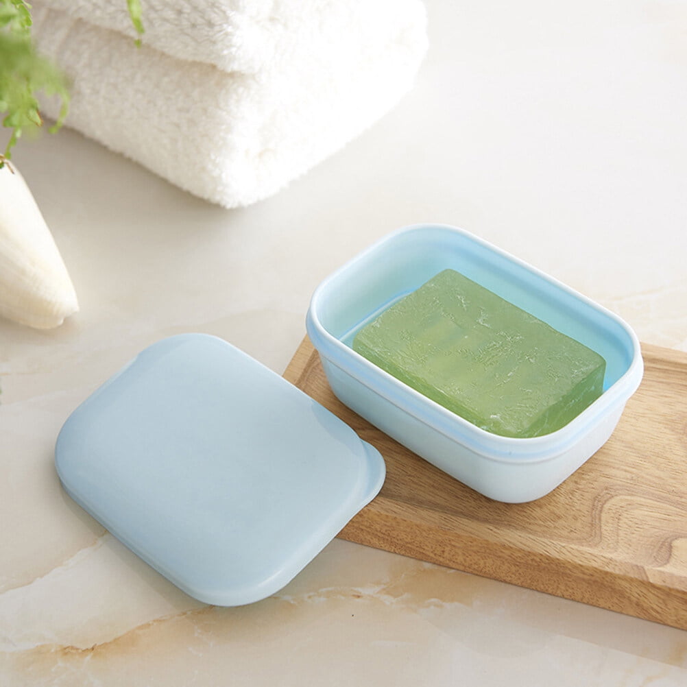 OUNONA Rectangular Soap Box Waterproof Seal Soap Container Japanese ...
