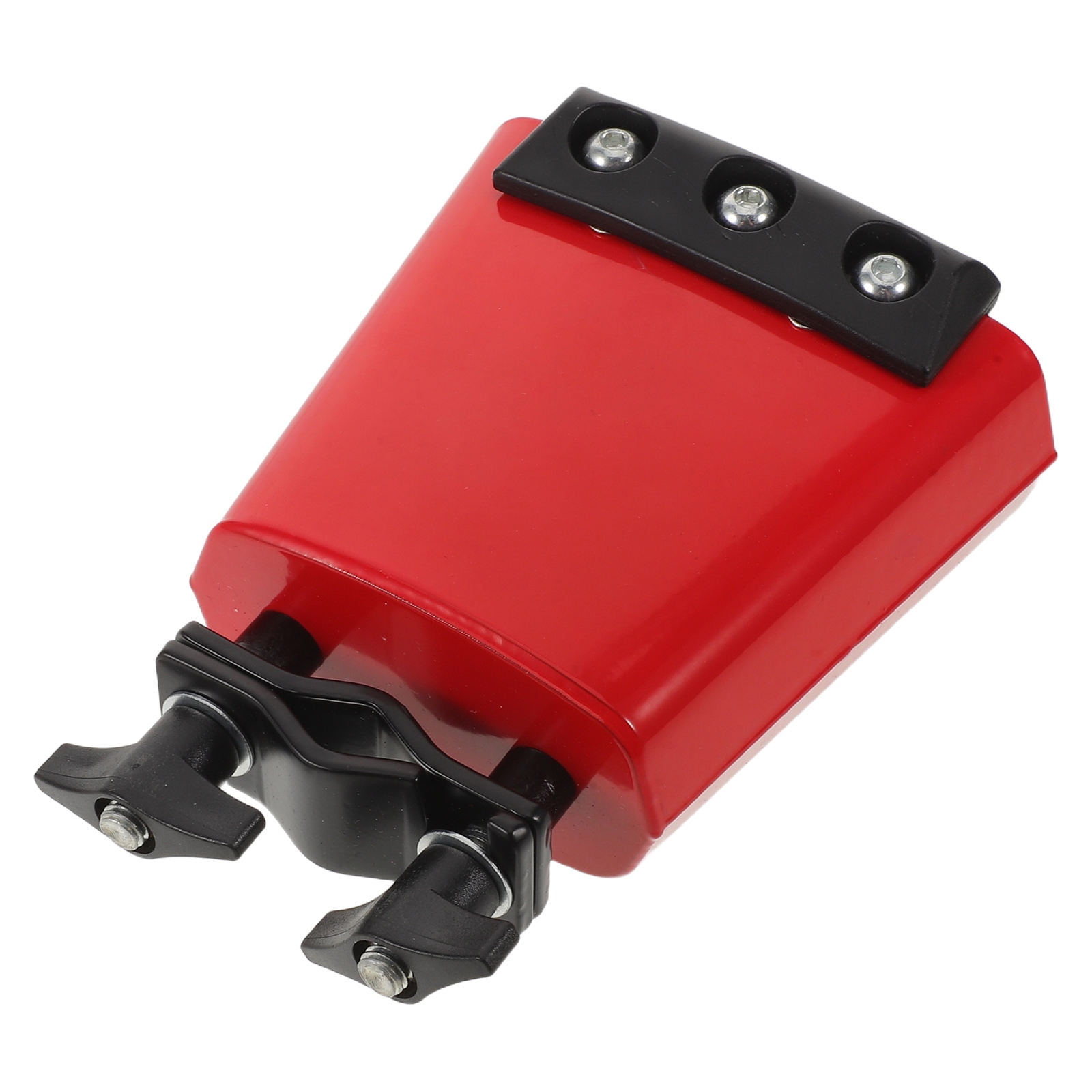 OUNONA Mountable Red Metal Cowbell Accessory for Home Use and Practice ...