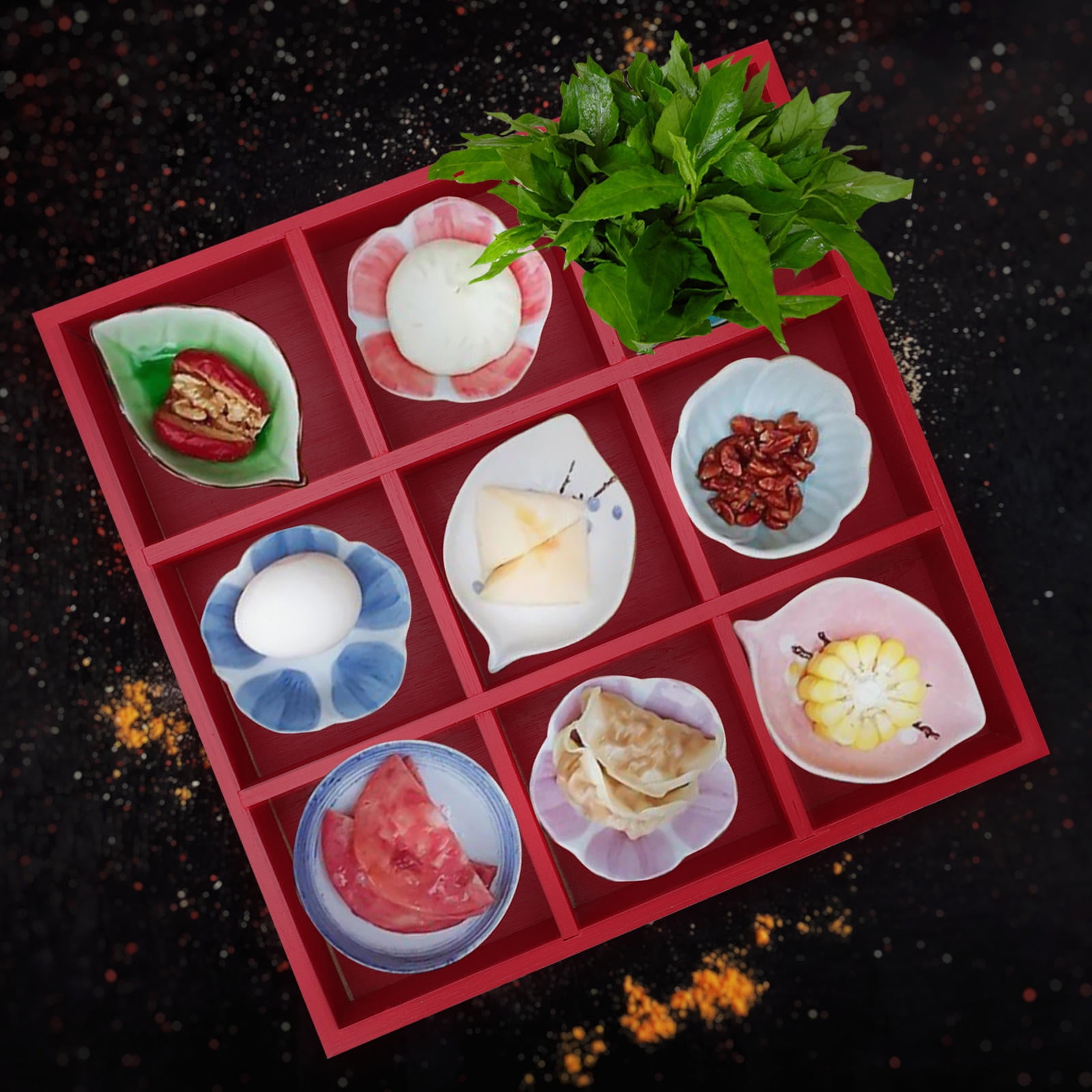 BALAHAPY Dinner Trays For Fruit Display 1Pcs 11.6X11.6X2.0In - Walmart.com