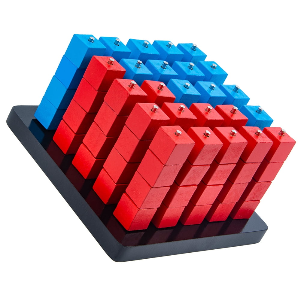 OUNONA Red and Blue Chess Set Focus Building Toy Parent-child - Walmart.com