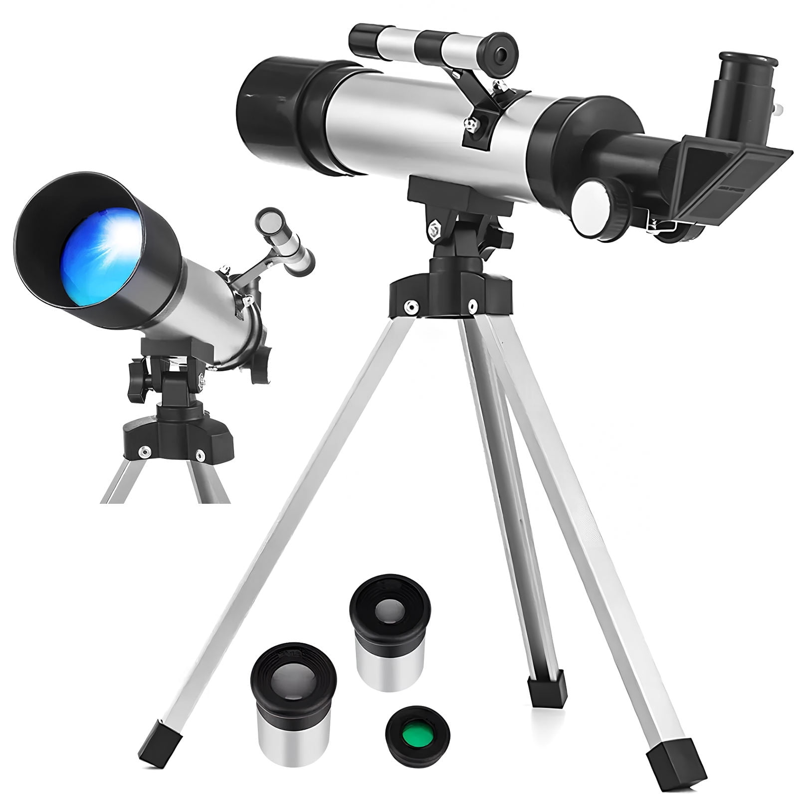 OUNONA Refractor Telescope Space Telescope Star Gazing Telescope With ...
