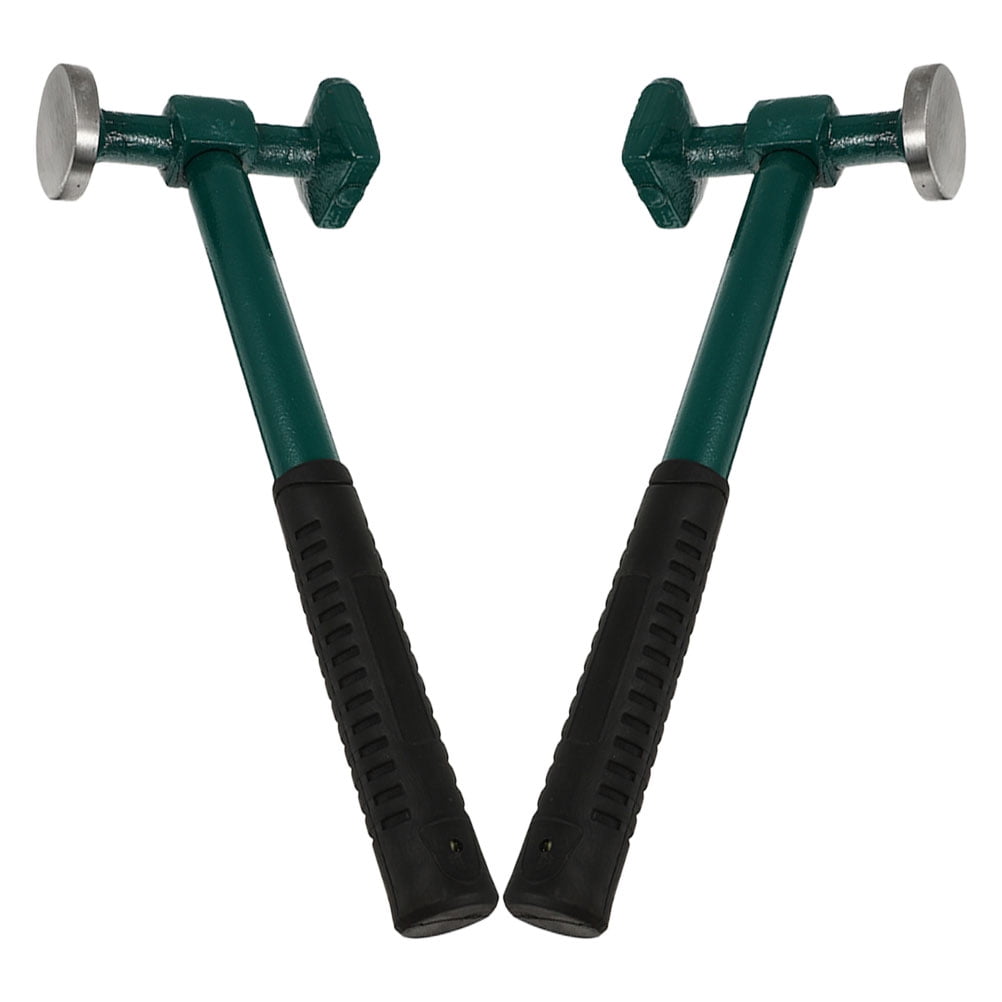 OUNONA 2pcs Sheet Metal Hammer for Car Repair with Steel Handle Multi ...