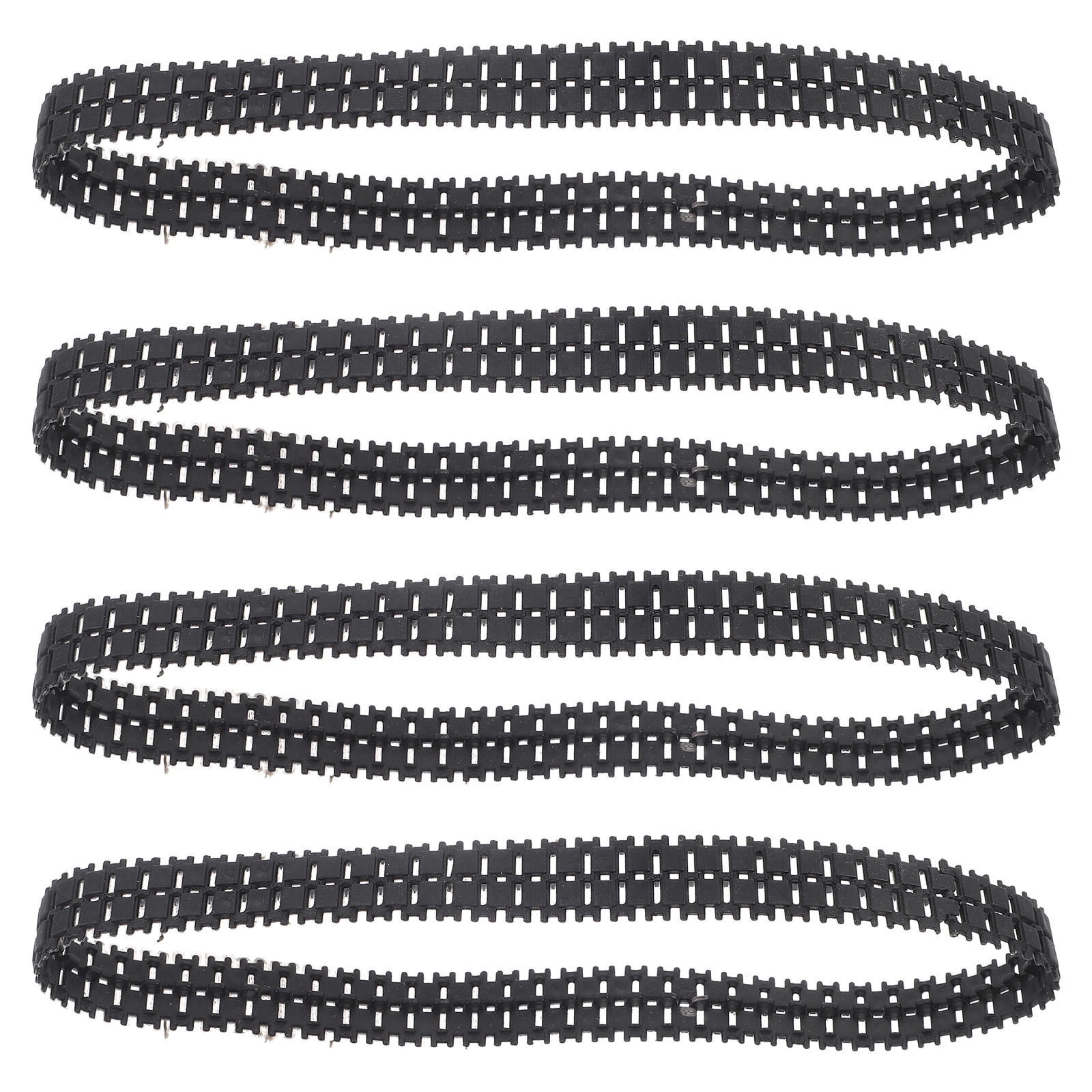 OUNONA Diy Remote Control Tank Tank Track 4Pcs Black Rubber - Walmart.com