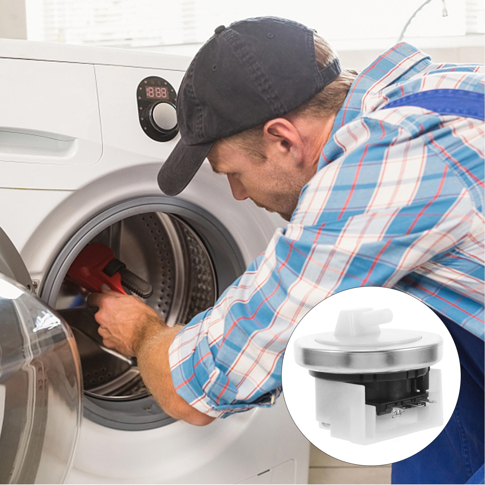 OUNONA Replacement Water Level Sensor Switch for Washing Machines ...