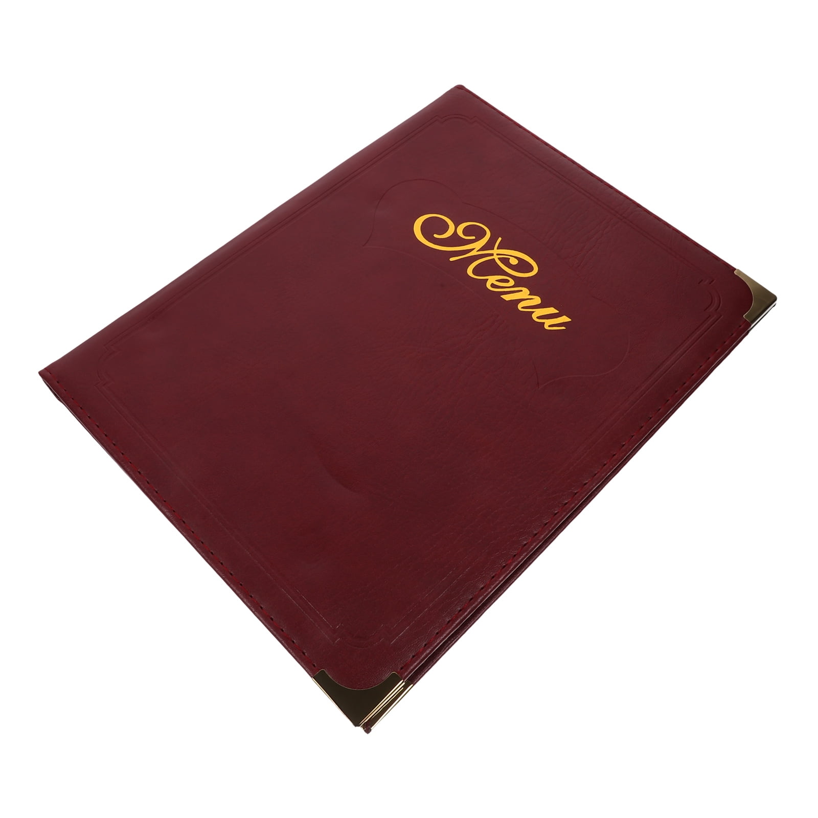 OUNONA Restaurant Menu Display Book Leather A4 Order Holder Folder ...