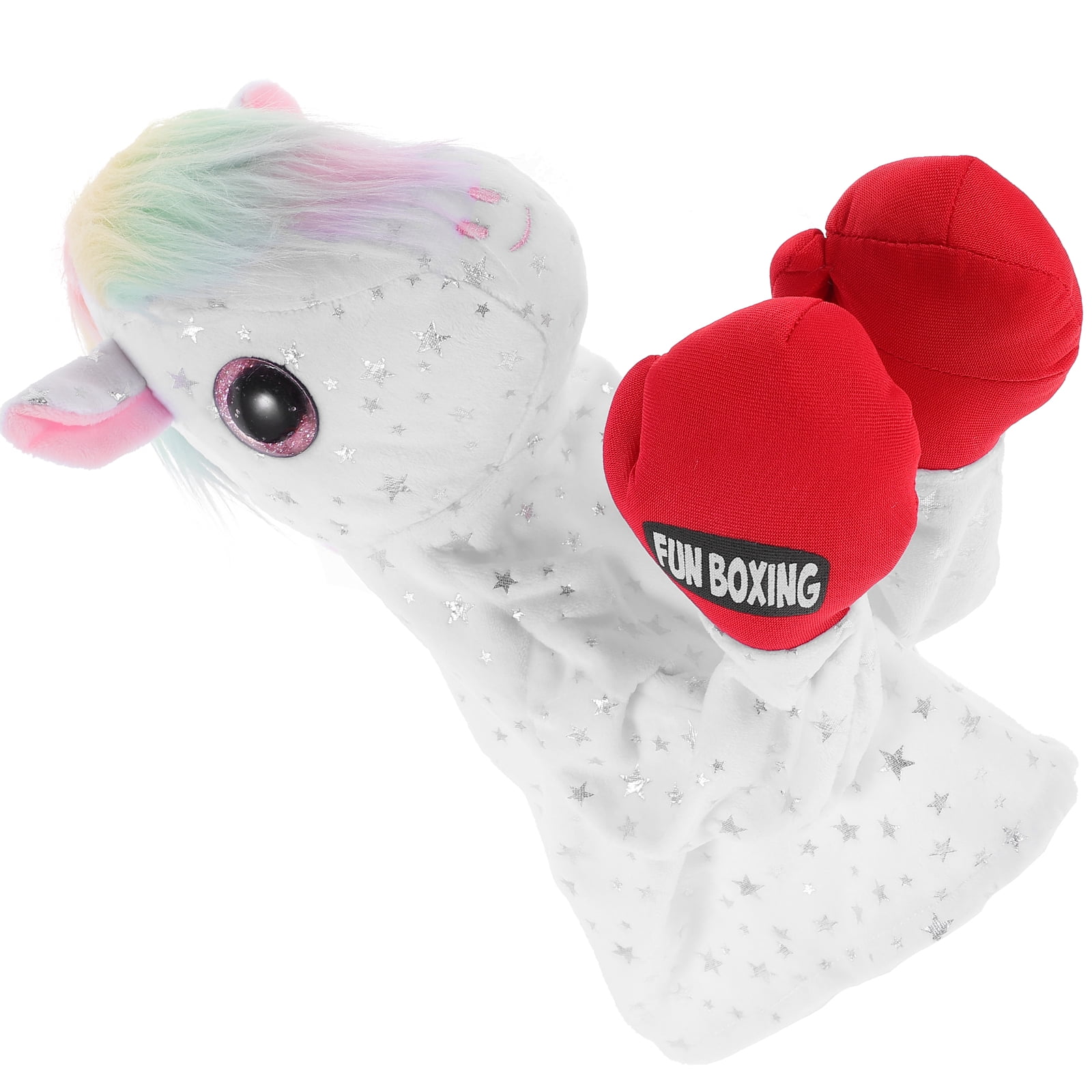 OUNONA Retractable Unicorn Molding Hand Puppet Boxing Unicorn Hand ...