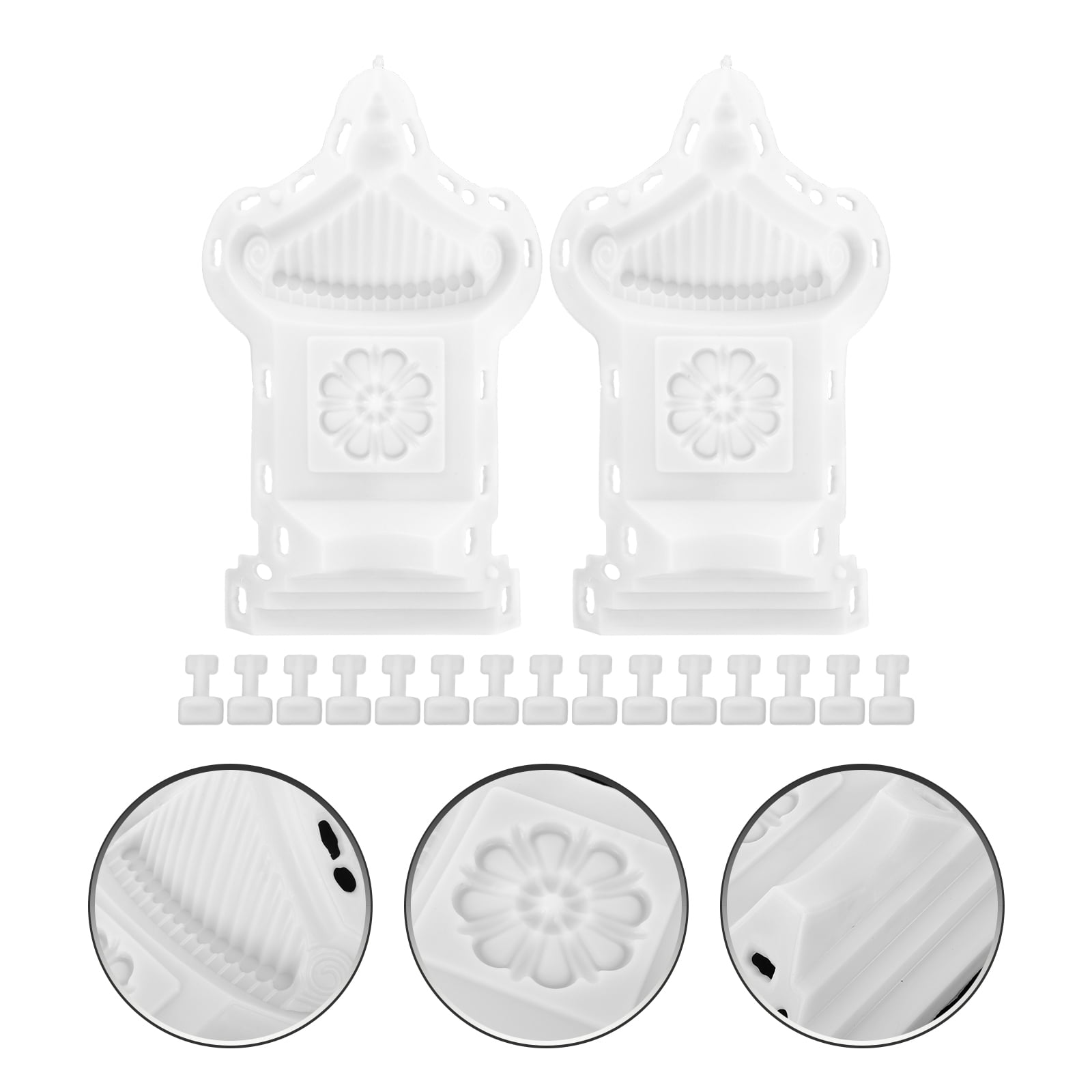 OUNONA Reusable Garden Pavilion Mold Concrete Form For Pavilion Diy ...