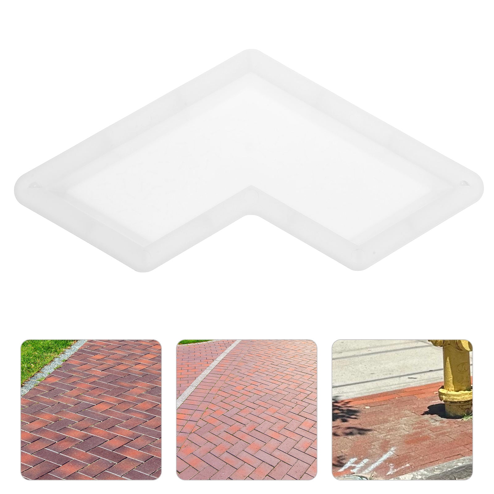 OUNONA Reusable Paving Mold Concrete Mold Cement Mold Plastic Floor ...
