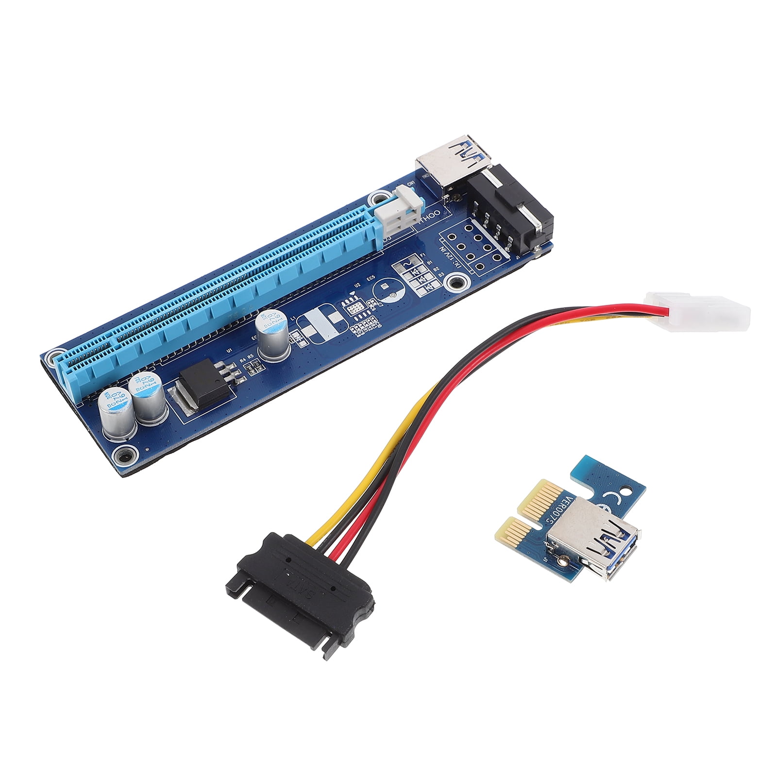 OUNONA Riser Card PCI-E 1x to 16x Extender Computer Accessories Dark Green - Walmart.com