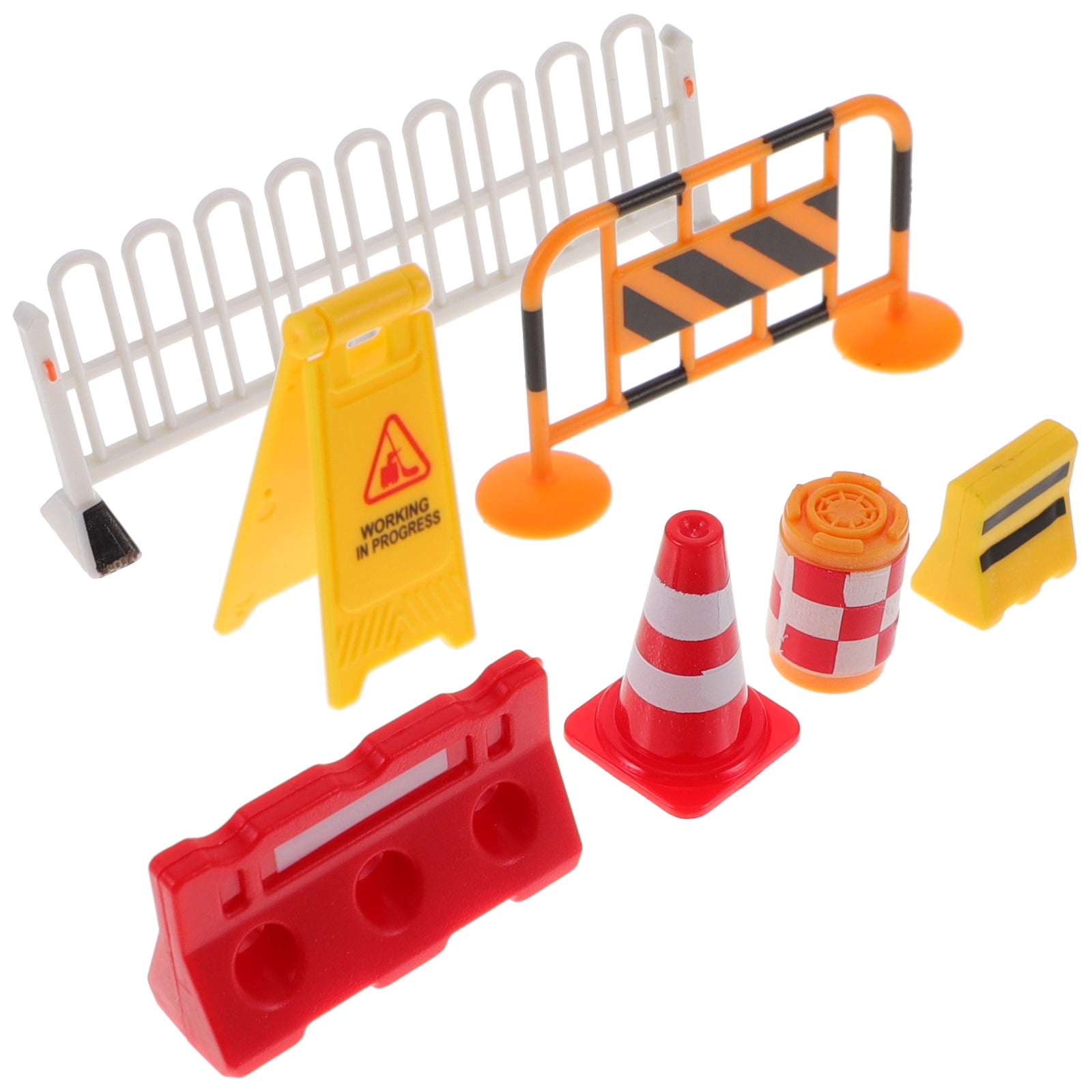 OUNONA Roadblock Simulation Props Nursery Toy Cognition for Kids Child ...