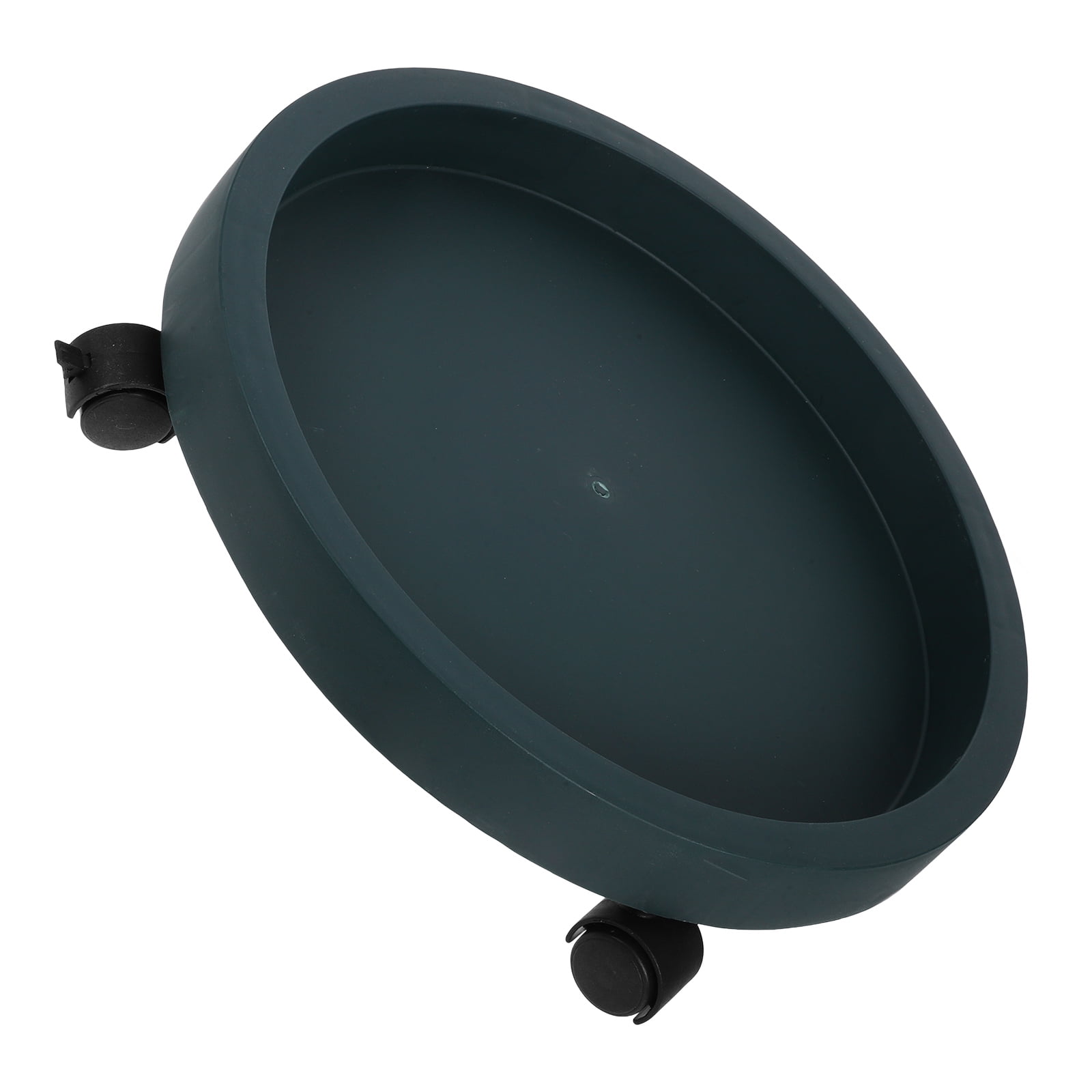 OUNONA Rolling Plant Stand With Wheels Round Flowerpot Tray Heavy Duty ...