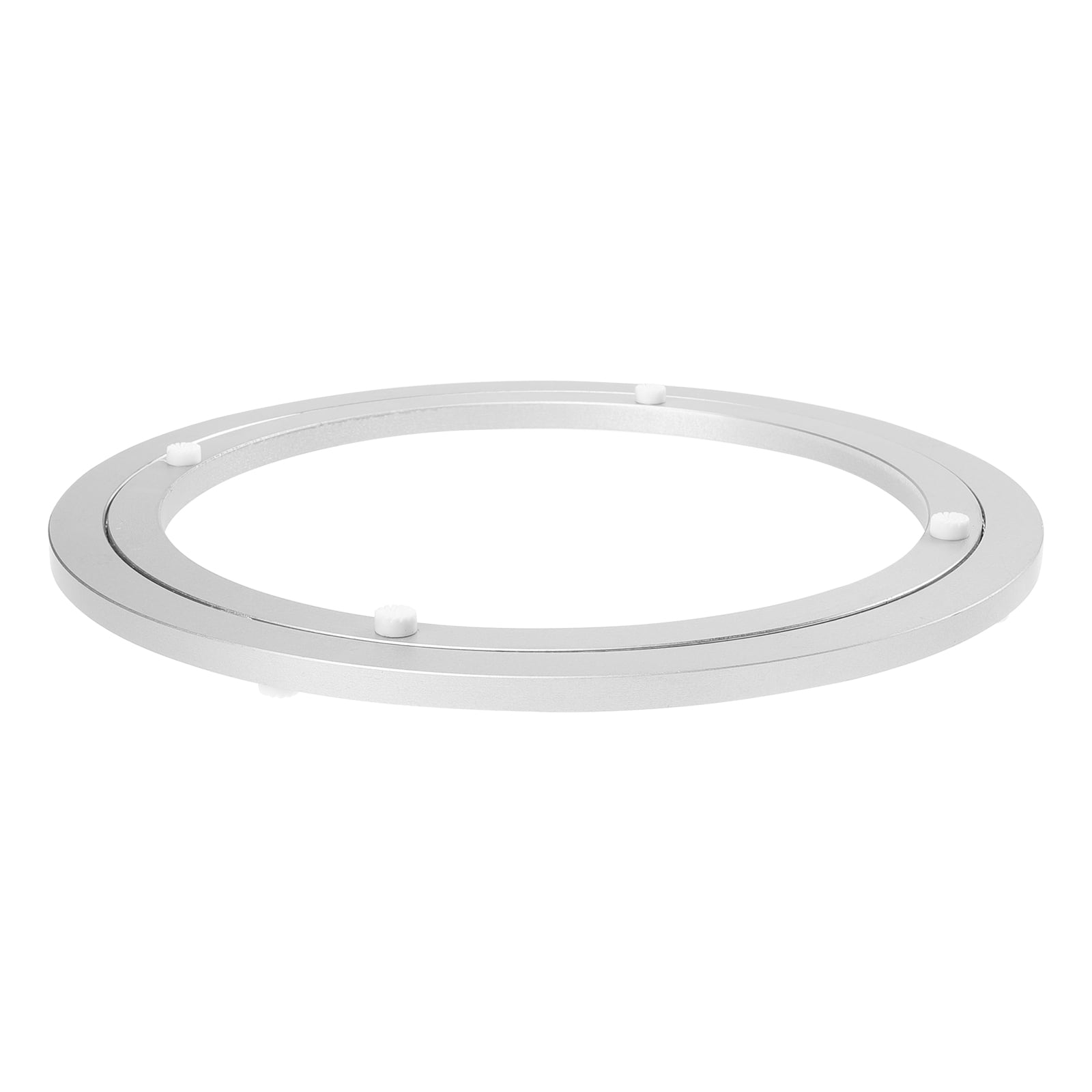 OUNONA Rotating Dining Table Aluminum Turntable Swivel Plate 25x25cm ...