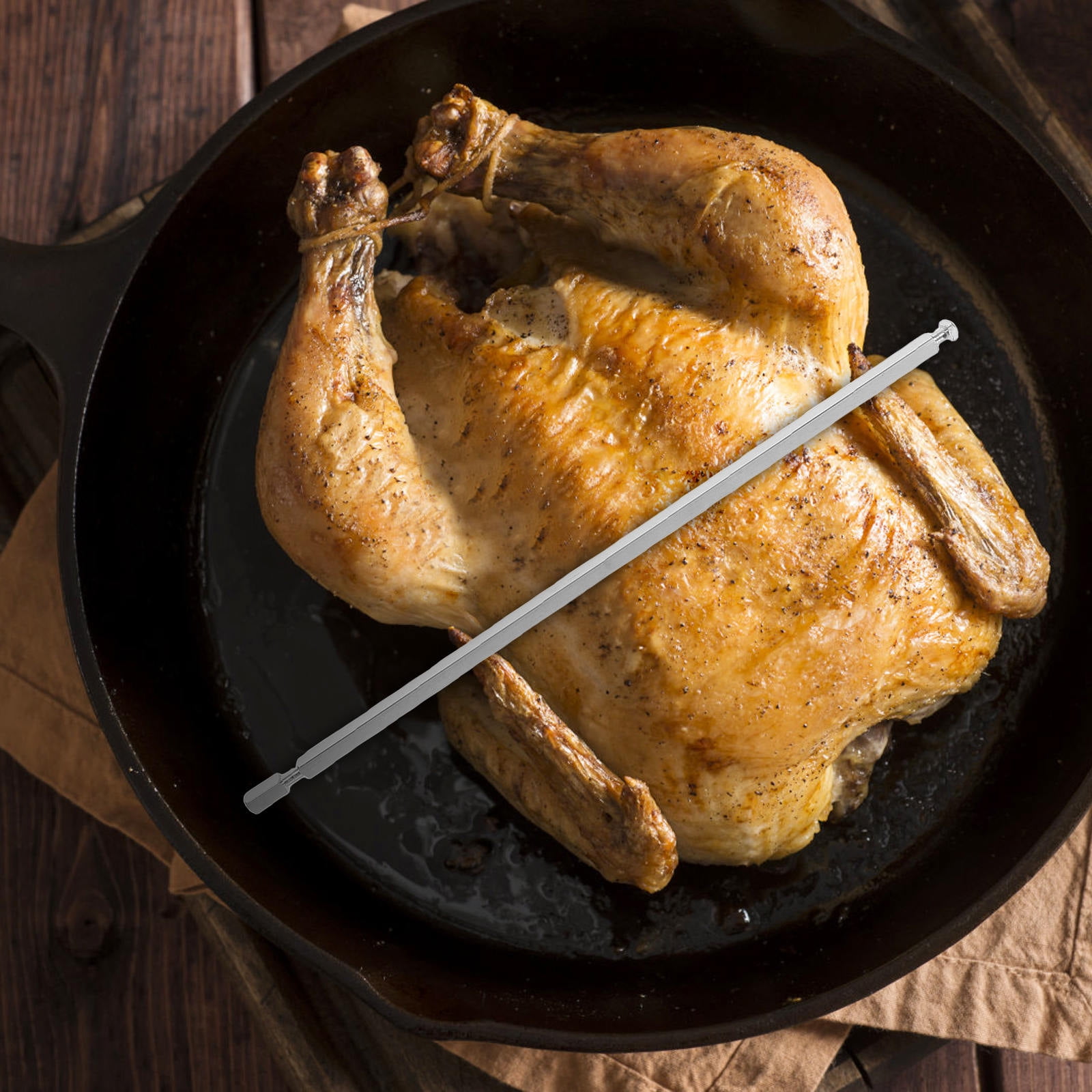 OUNONA Rotating Grill Accessories Shaft Replacement Stainless Steel Bbq ...