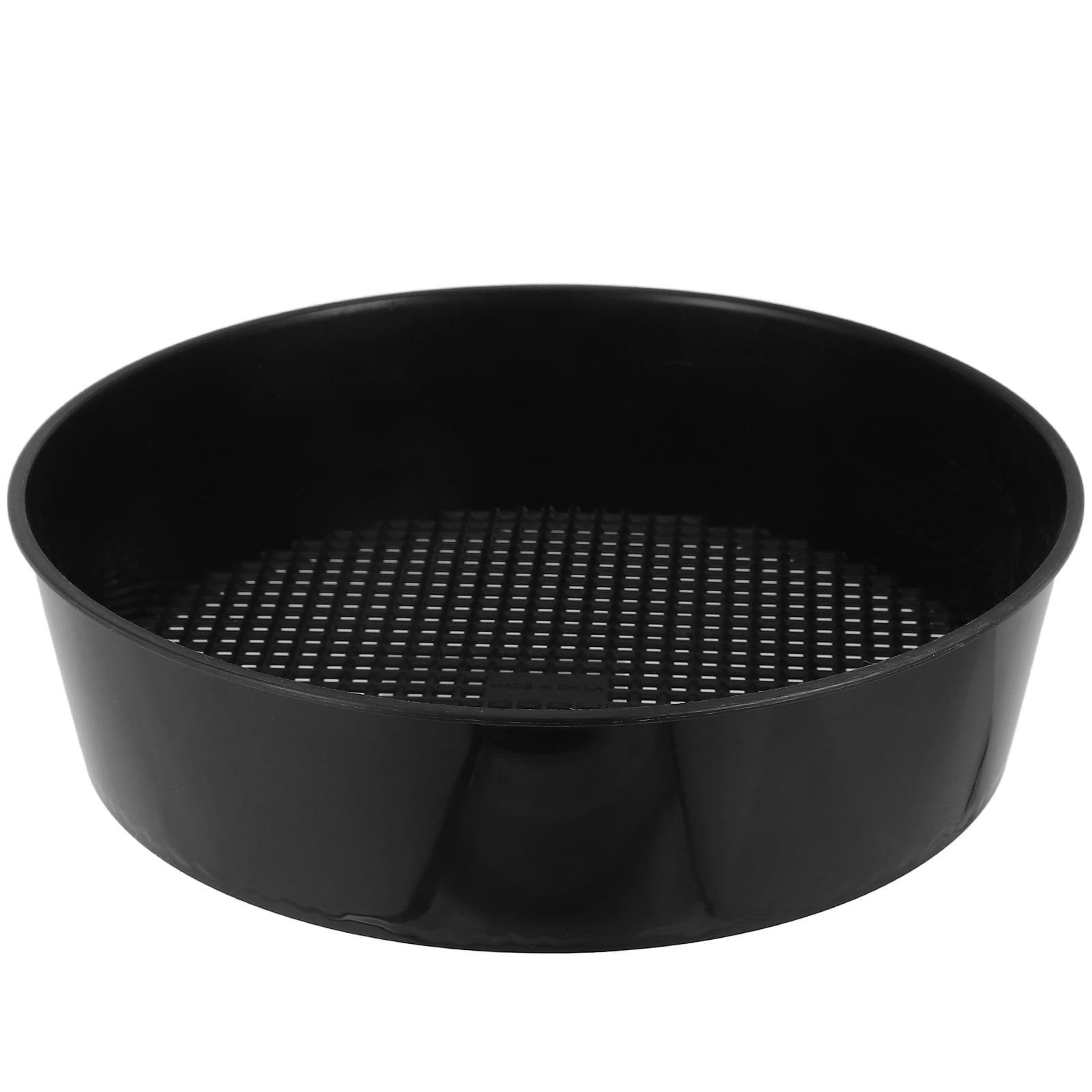 OUNONA Round Soil Sifter Plastic Gardening Tool 1 Set Garden Sieve Pan ...