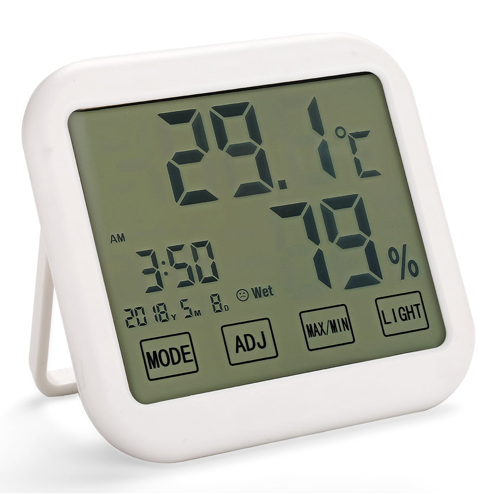 OUNONA Screen Thermometer Hygrometer Indoor High Precision Temperature ...